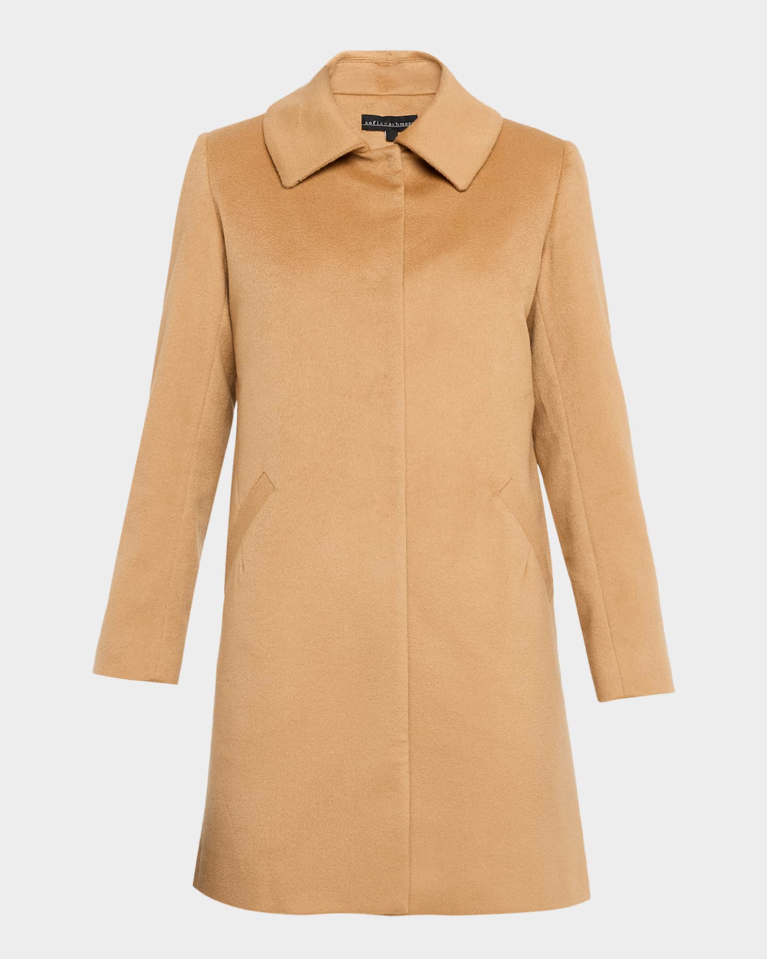 Sofia Cashmere Cashmere Car Coat | Neiman Marcus