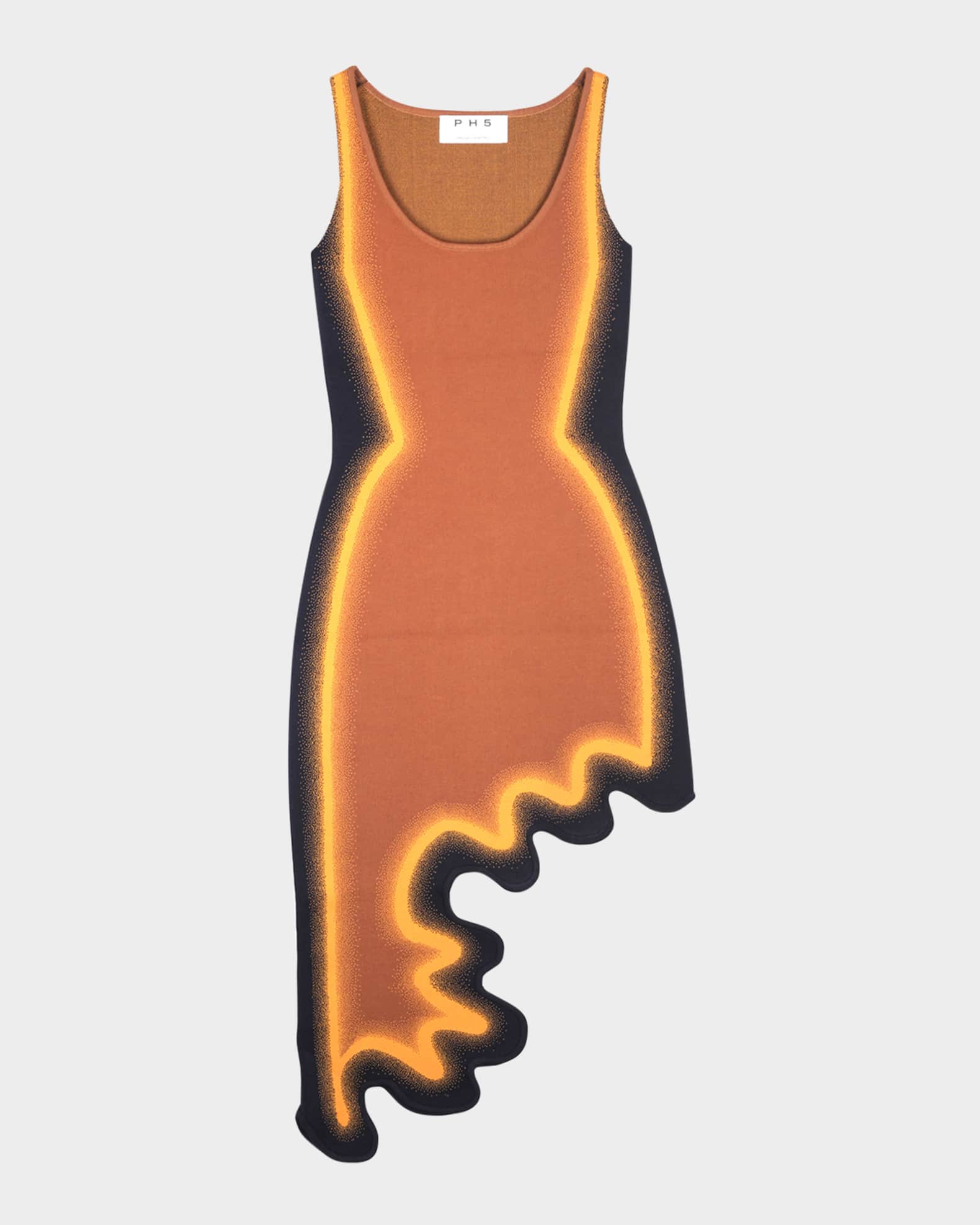 PH5 Aster Reversible Asymmetric Wavy Dress | Neiman Marcus