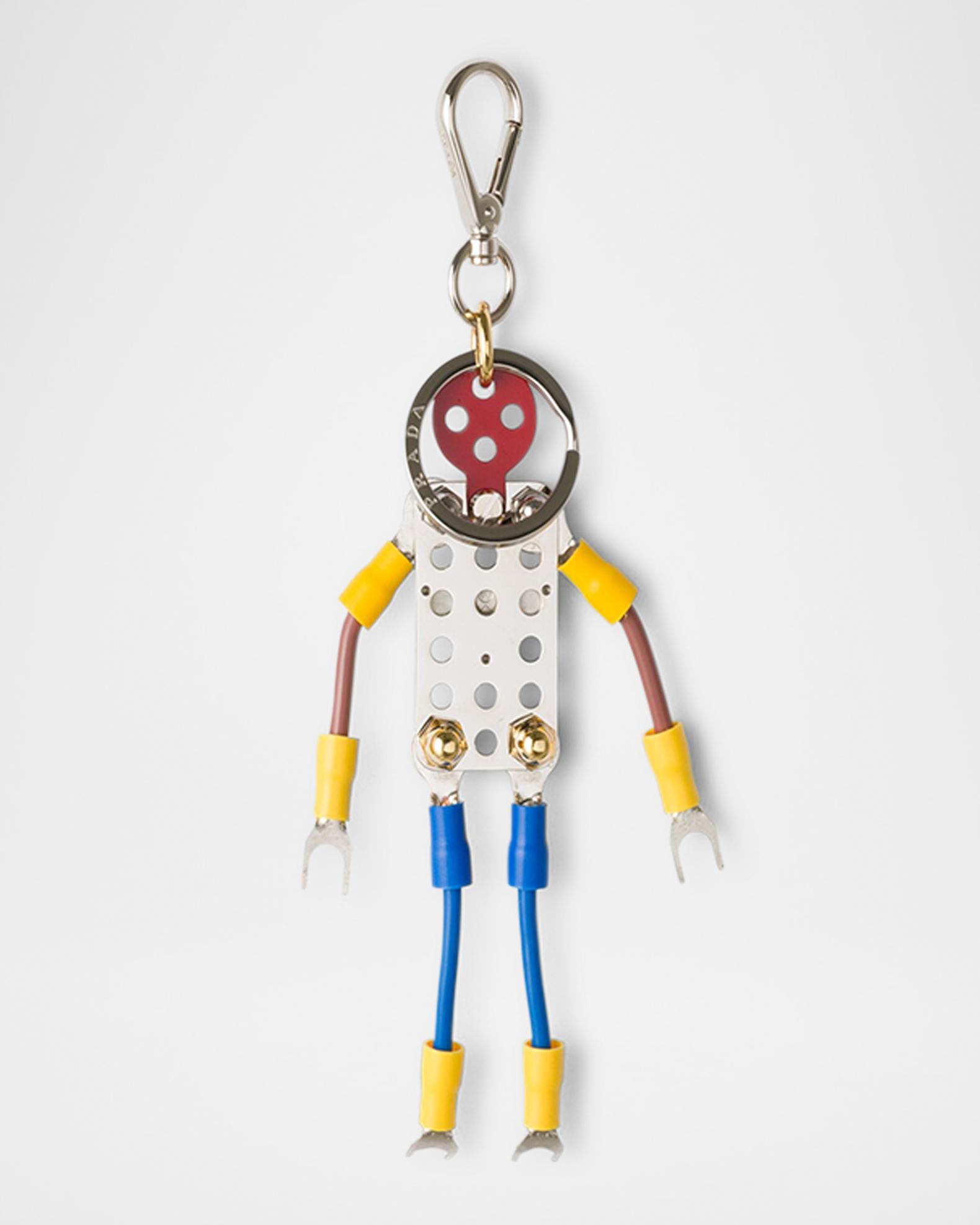 Prada Men's Metal Robot Bag Charm | Neiman Marcus