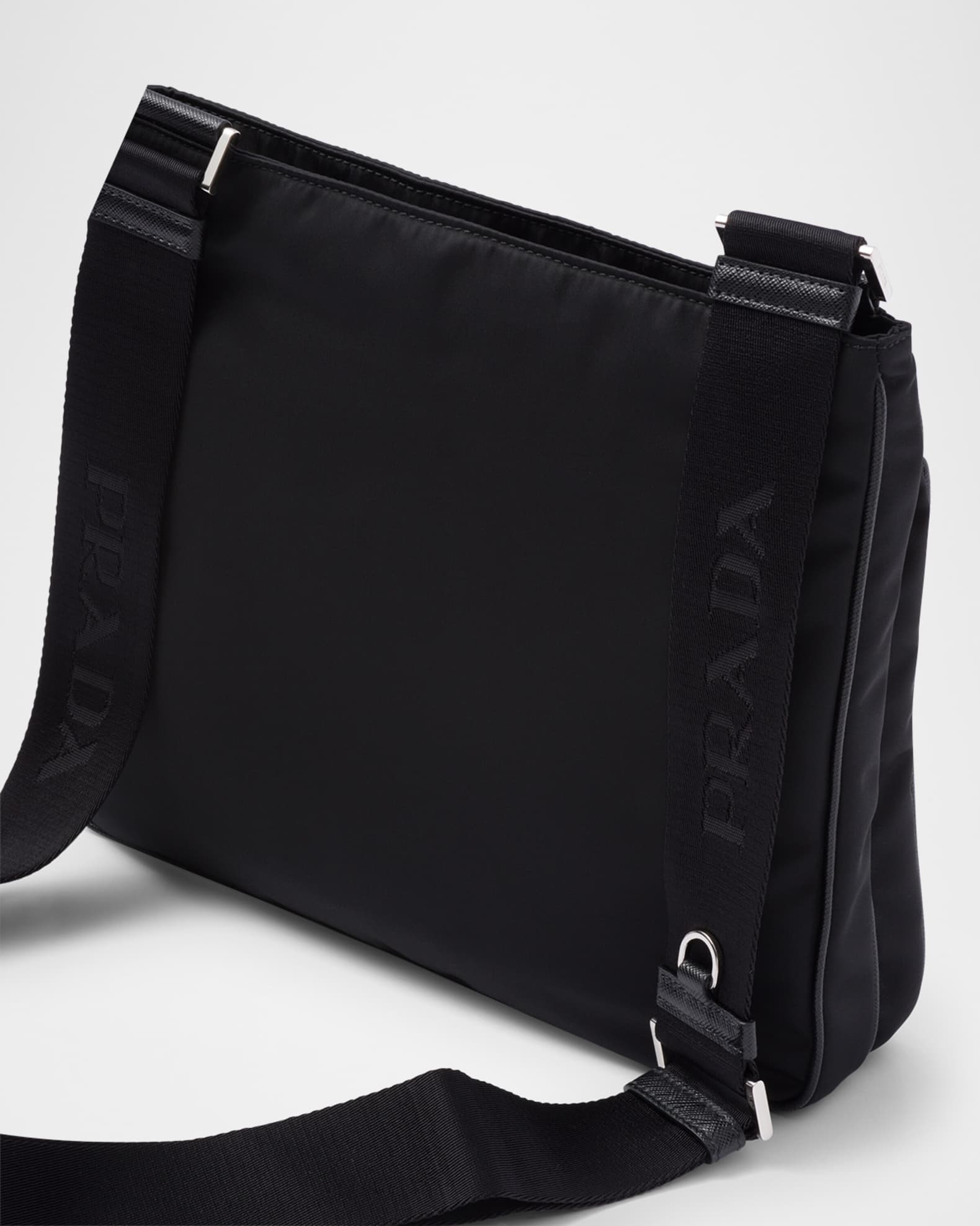 Prada Men's Re-Nylon and Saffiano Leather Shoulder Bag | Neiman Marcus