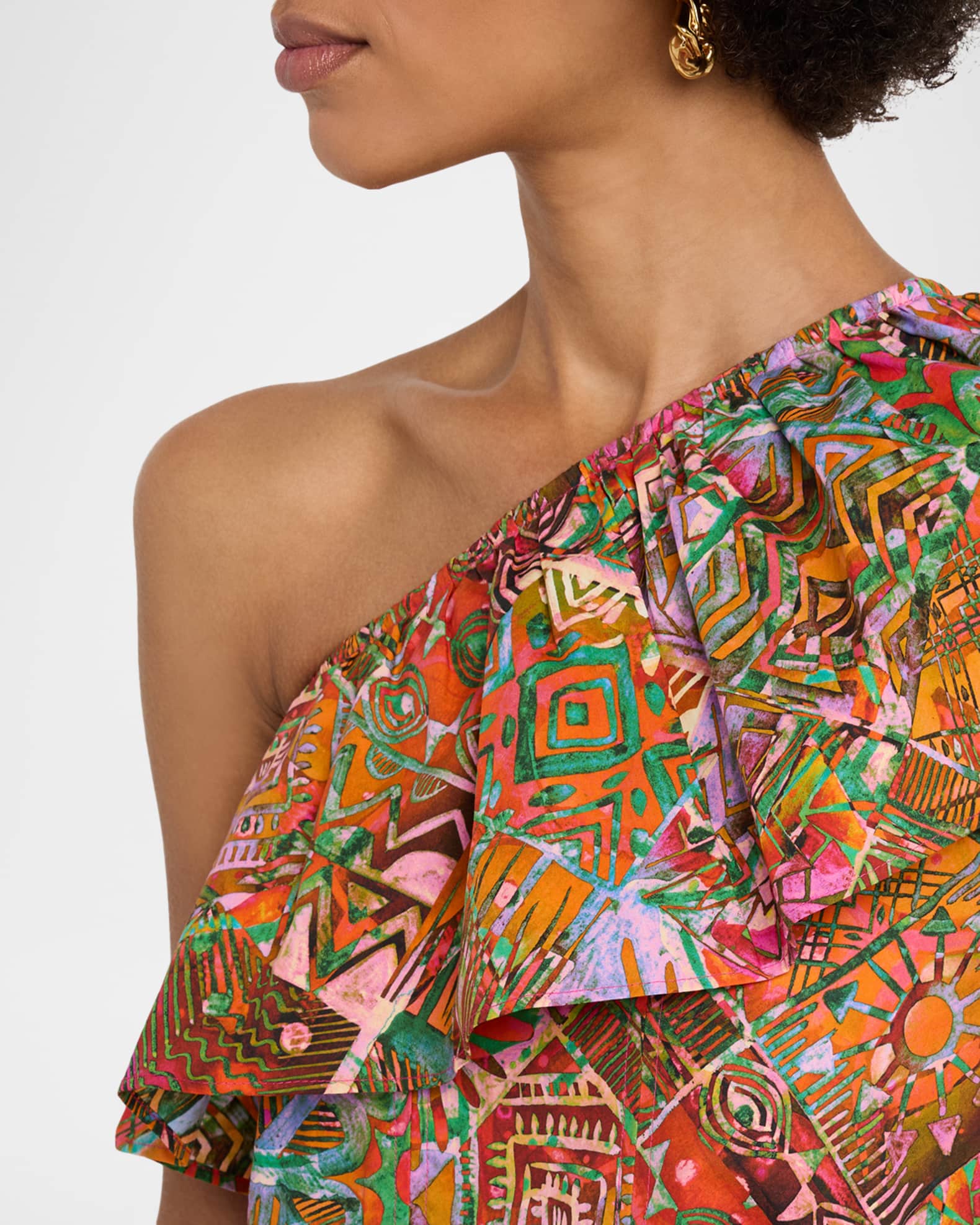 Marie Oliver Tahiti McCauley Asymmetric Top | Neiman Marcus