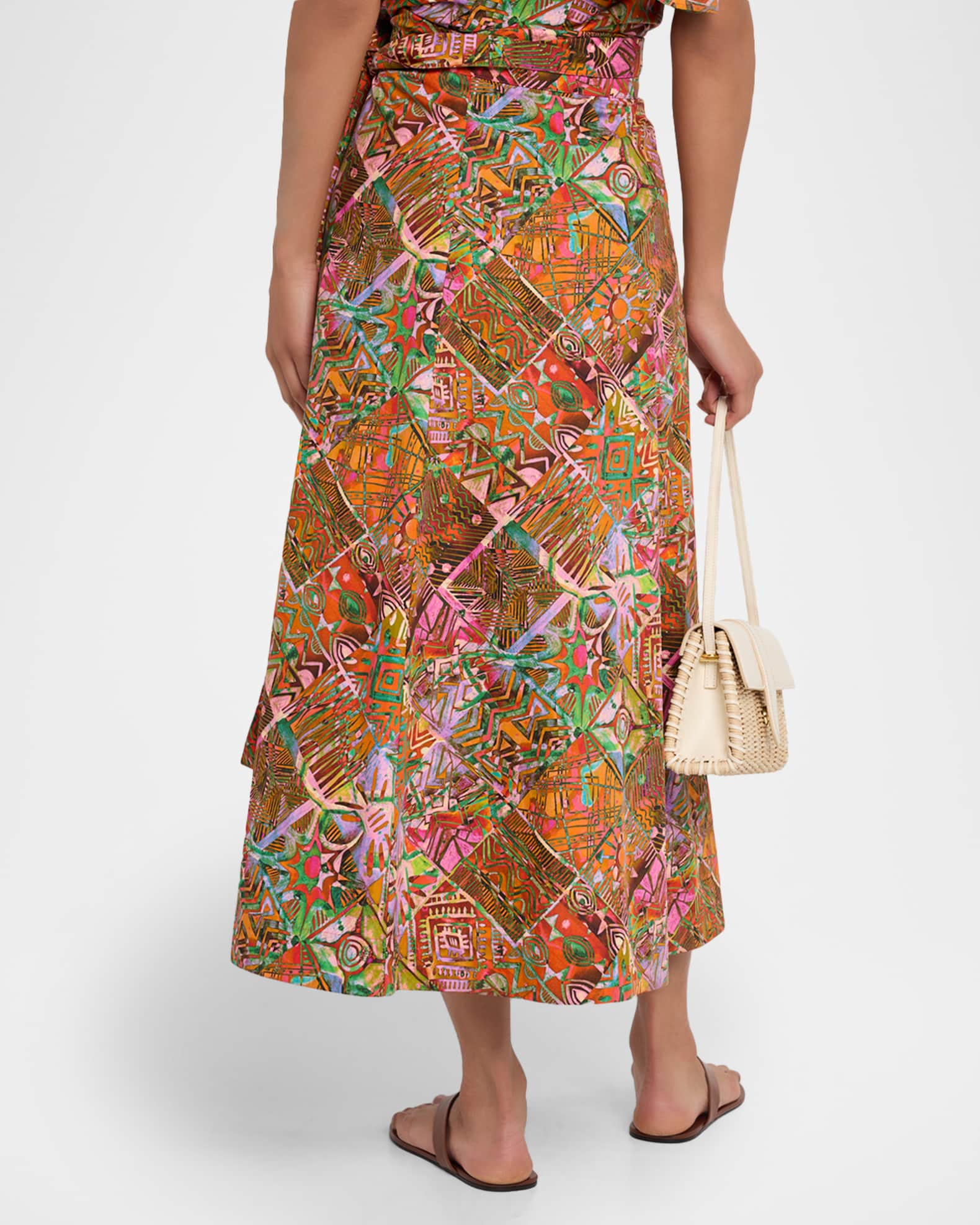 Marie Oliver Tahiti Estine Wrap Skirt | Neiman Marcus