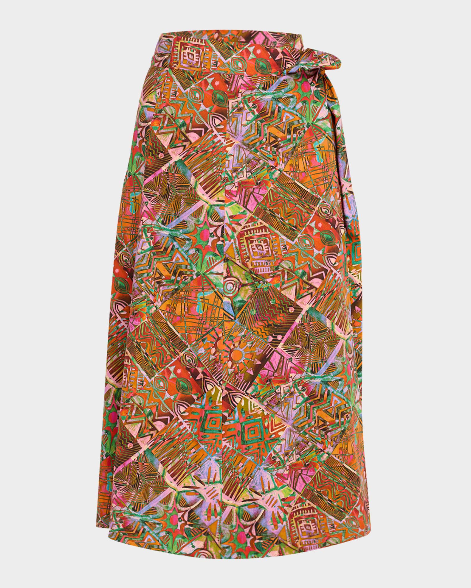 Marie Oliver Tahiti Estine Wrap Skirt | Neiman Marcus