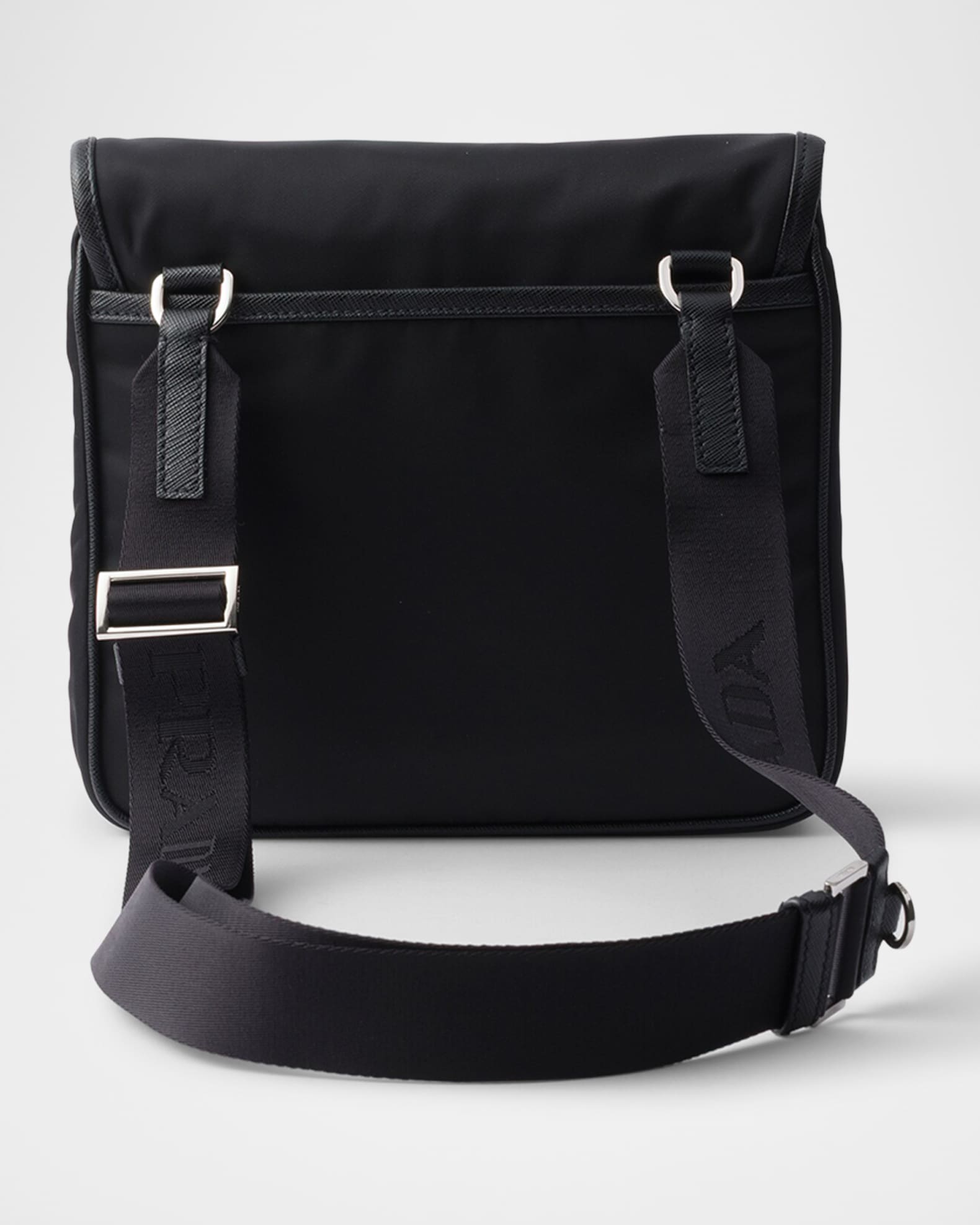 Prada Men's Re-Nylon and Saffiano Leather Shoulder Bag | Neiman Marcus