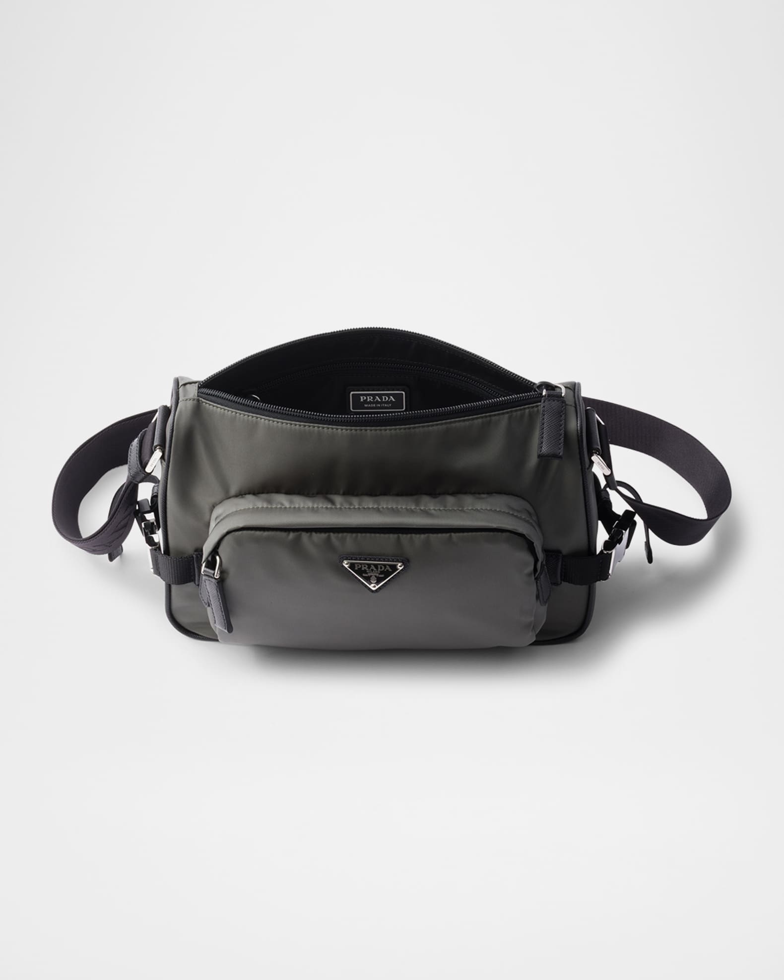 Prada Men's Medium Re-Nylon And Saffiano Leather Shoulder Bag | Neiman ...