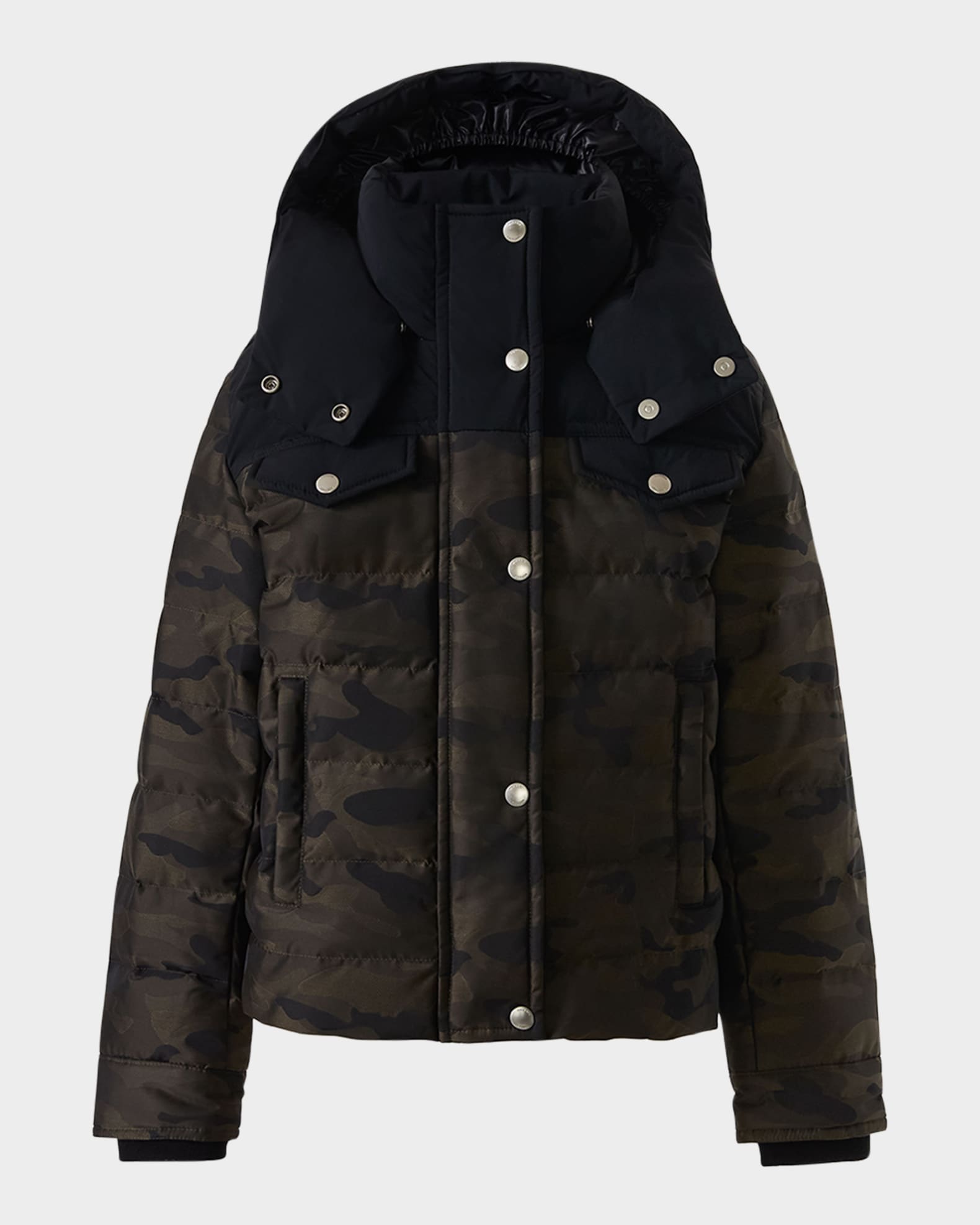Mackage Kid's Adriel Camo Puffer Jacket, Size 8-14 | Neiman Marcus