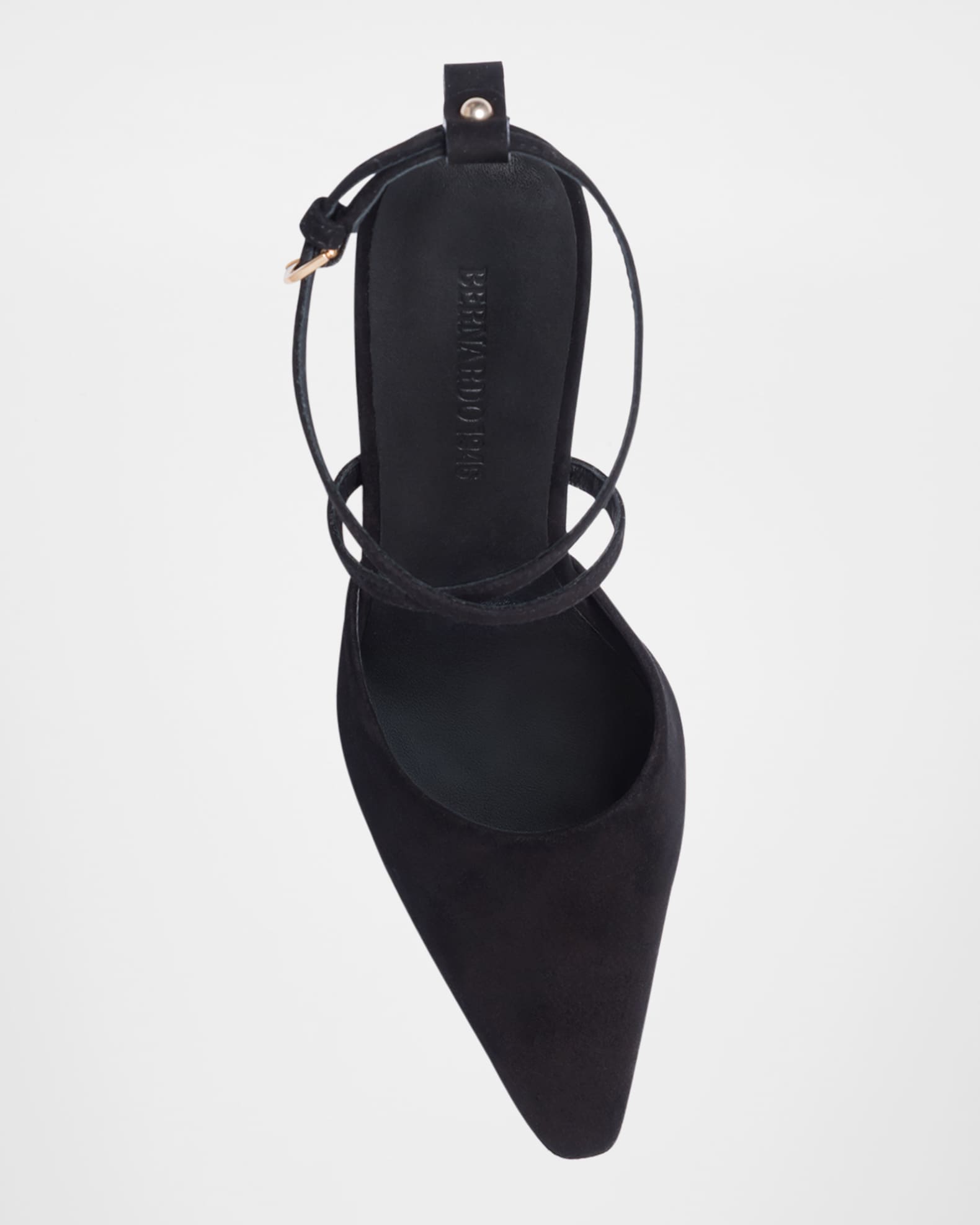 Bernardo Yazmin Suede Crossover-Strap Pumps | Neiman Marcus