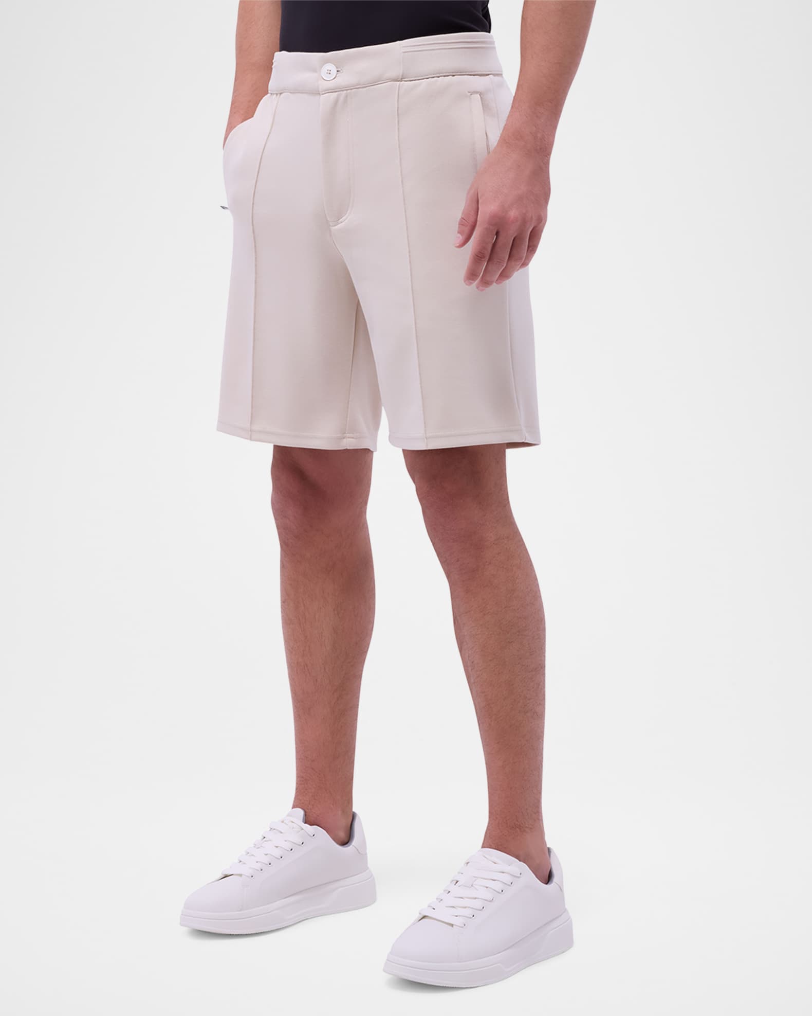 Bugatchi Men's Soft Knit Stretch Shorts | Neiman Marcus