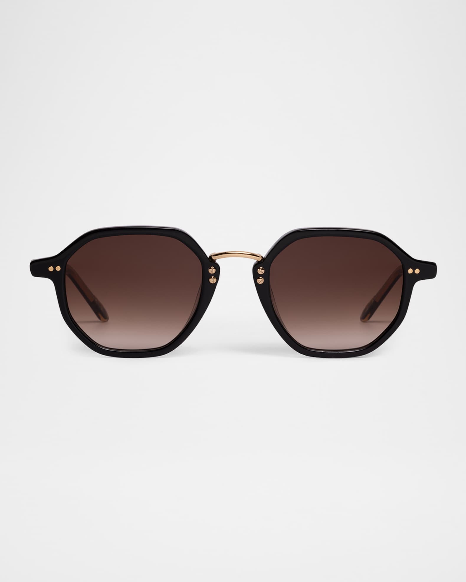 KREWE Dakota Acetate & Titanium Octagon Sunglasses | Neiman Marcus