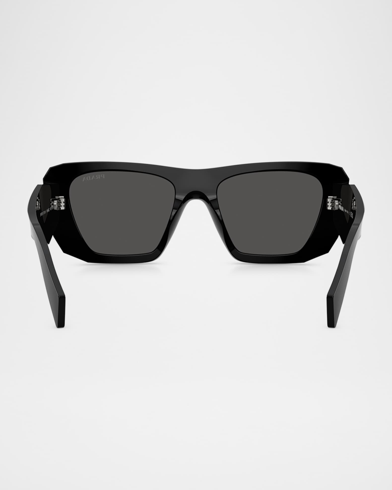 Prada PR B18S Acetate Square Sunglasses | Neiman Marcus