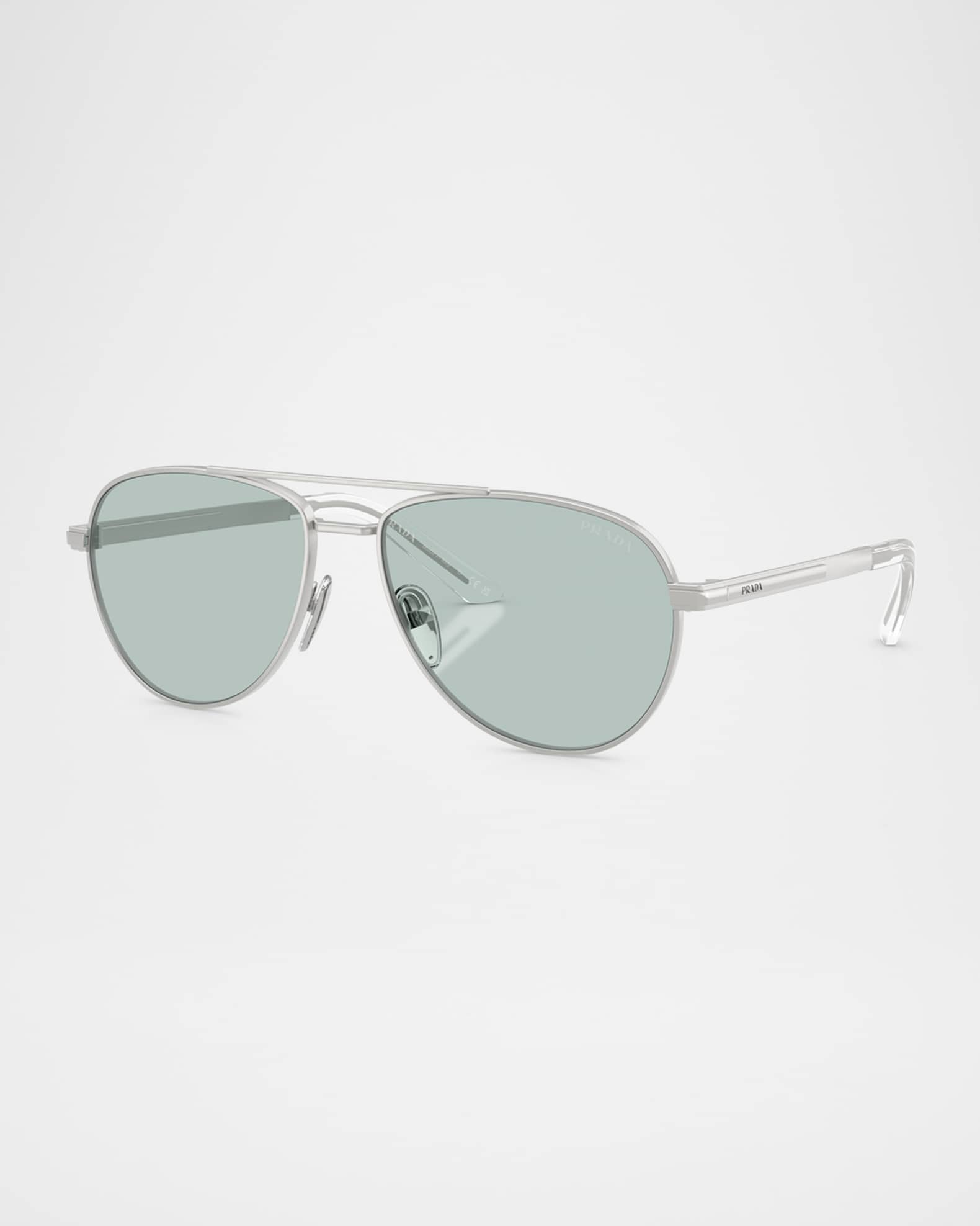 Prada Men's PR A54S Aviator Sunglasses | Neiman Marcus