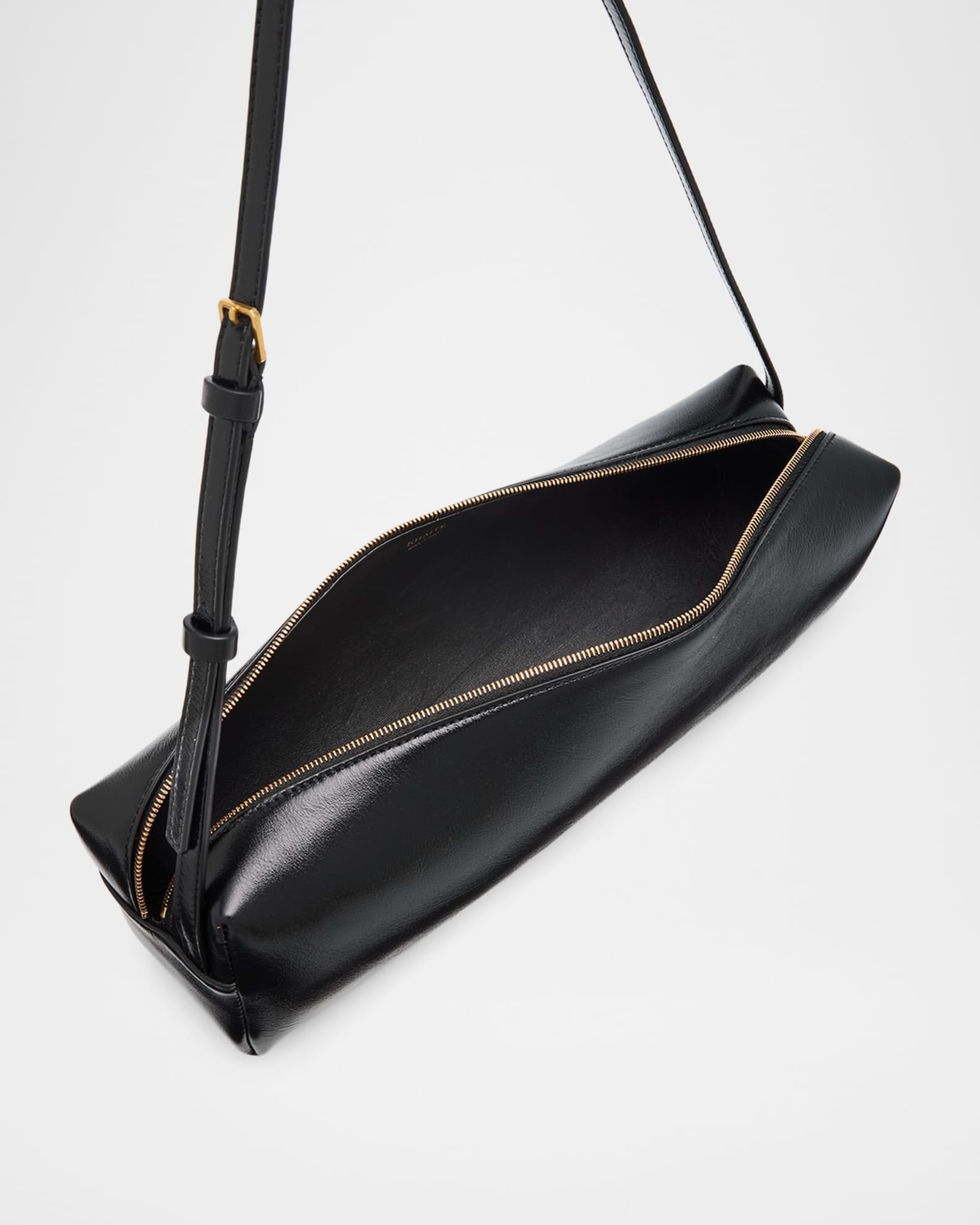 Khaite Kye Zip Leather Shoulder Bag | Neiman Marcus