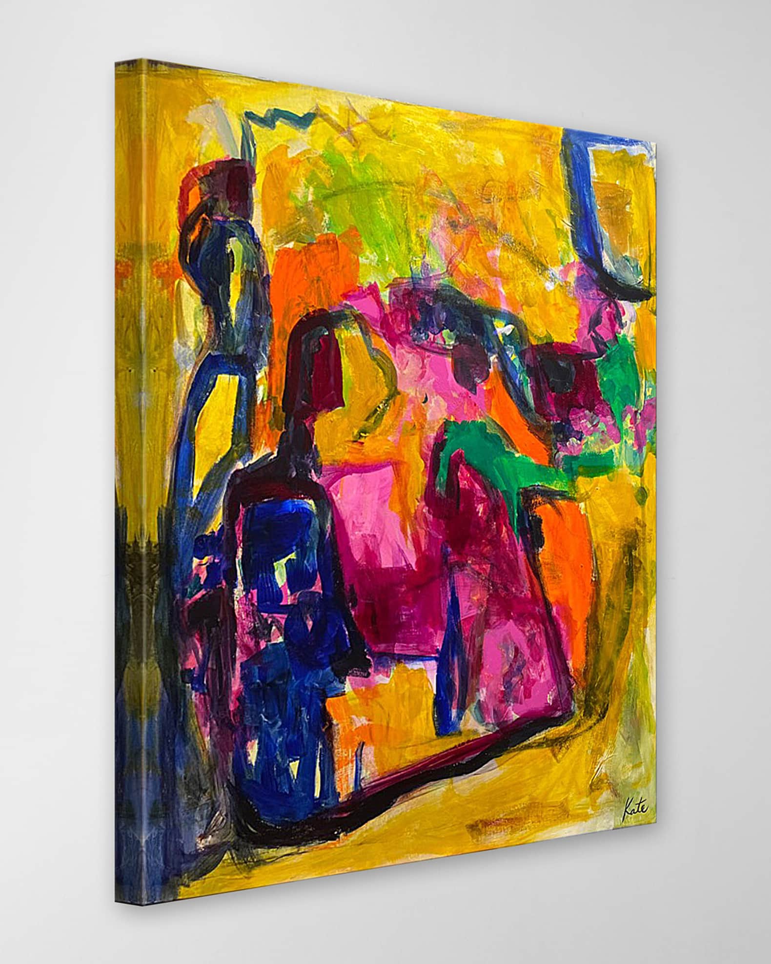 RFA Fine Art "Vibe" Hand-Embellished Giclee by Kate Baldock | Neiman Marcus