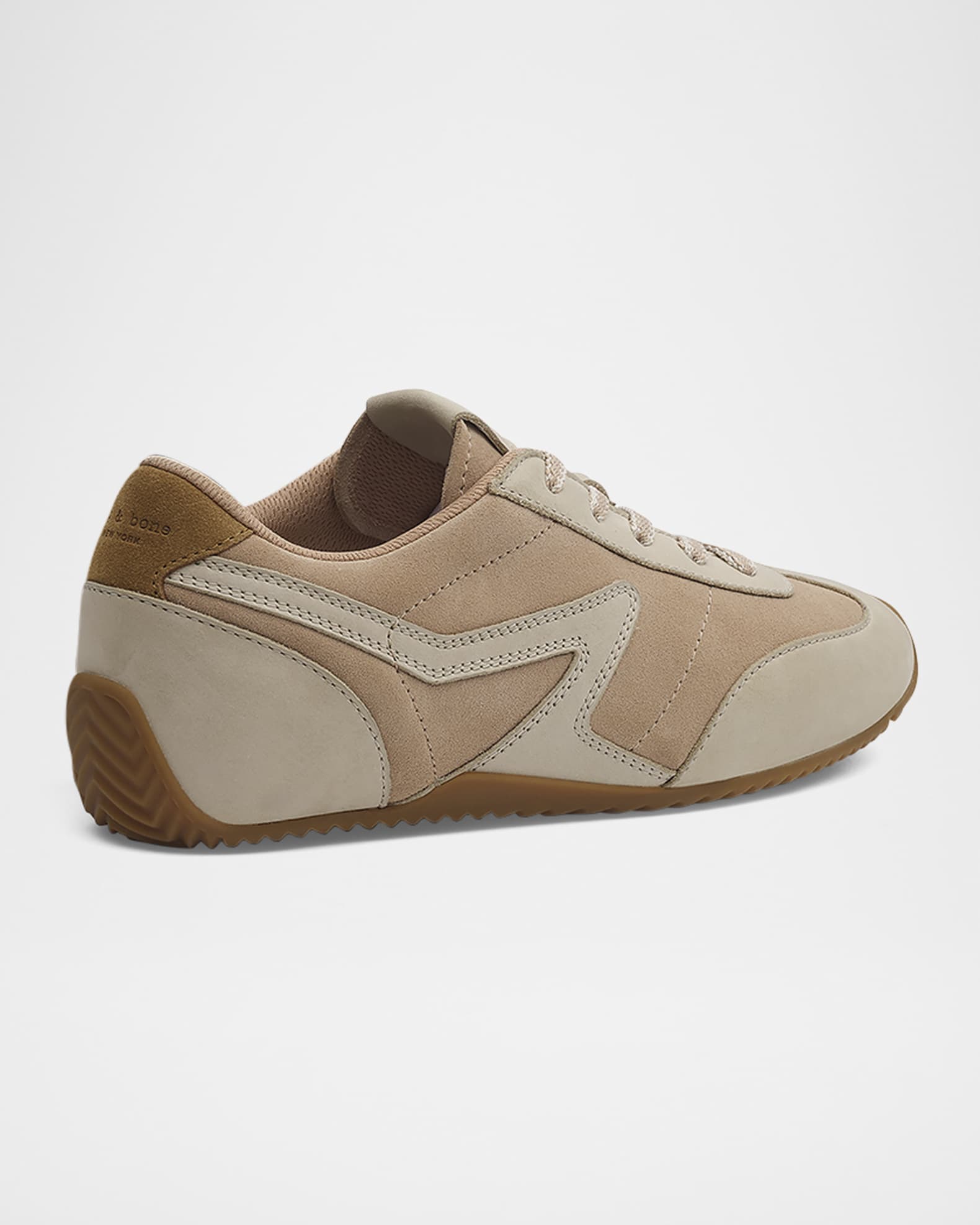 Rag & Bone Retro Runner Slim Ultra Mixed Leather Sneakers | Neiman Marcus