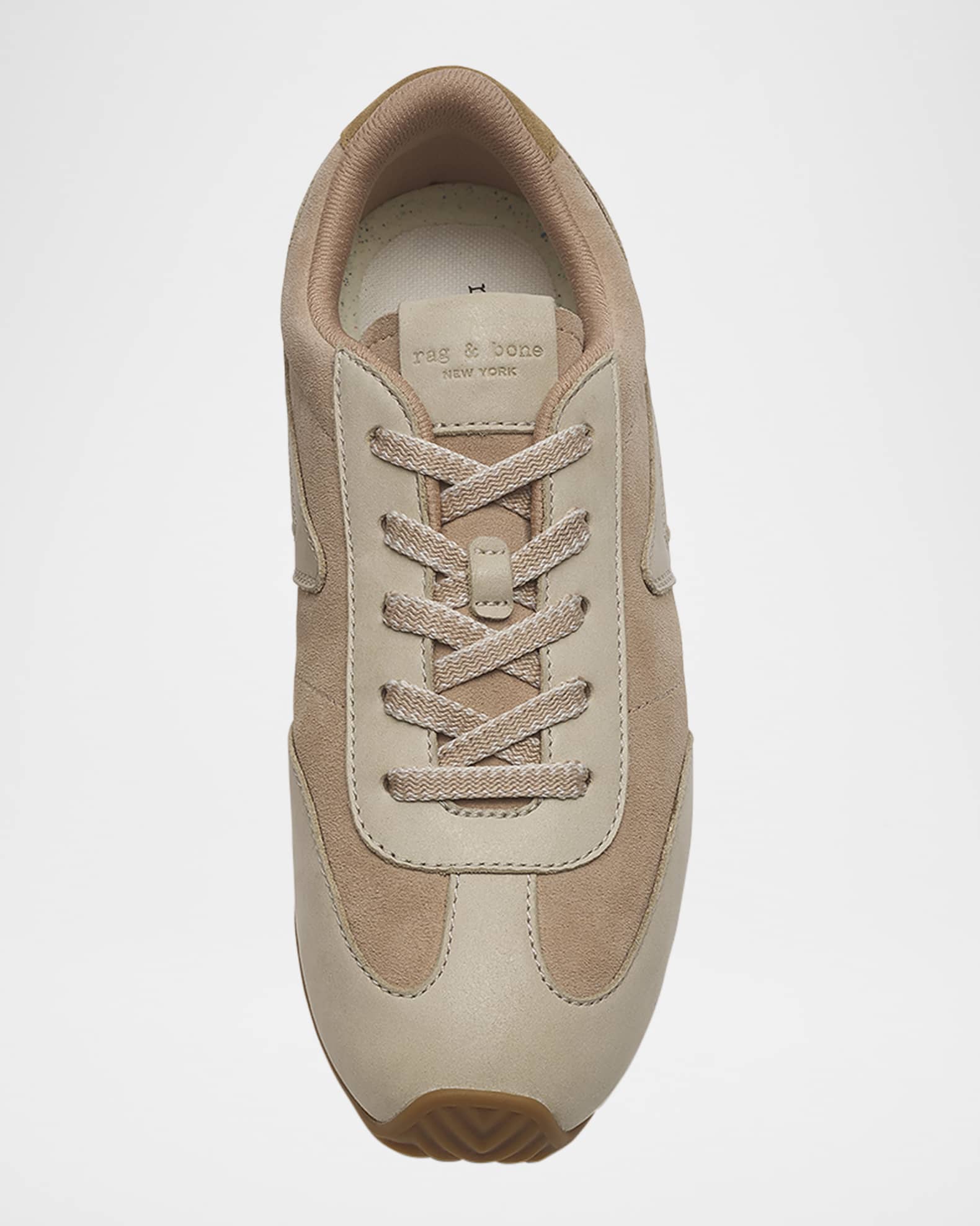 Rag & Bone Retro Runner Slim Ultra Mixed Leather Sneakers | Neiman Marcus