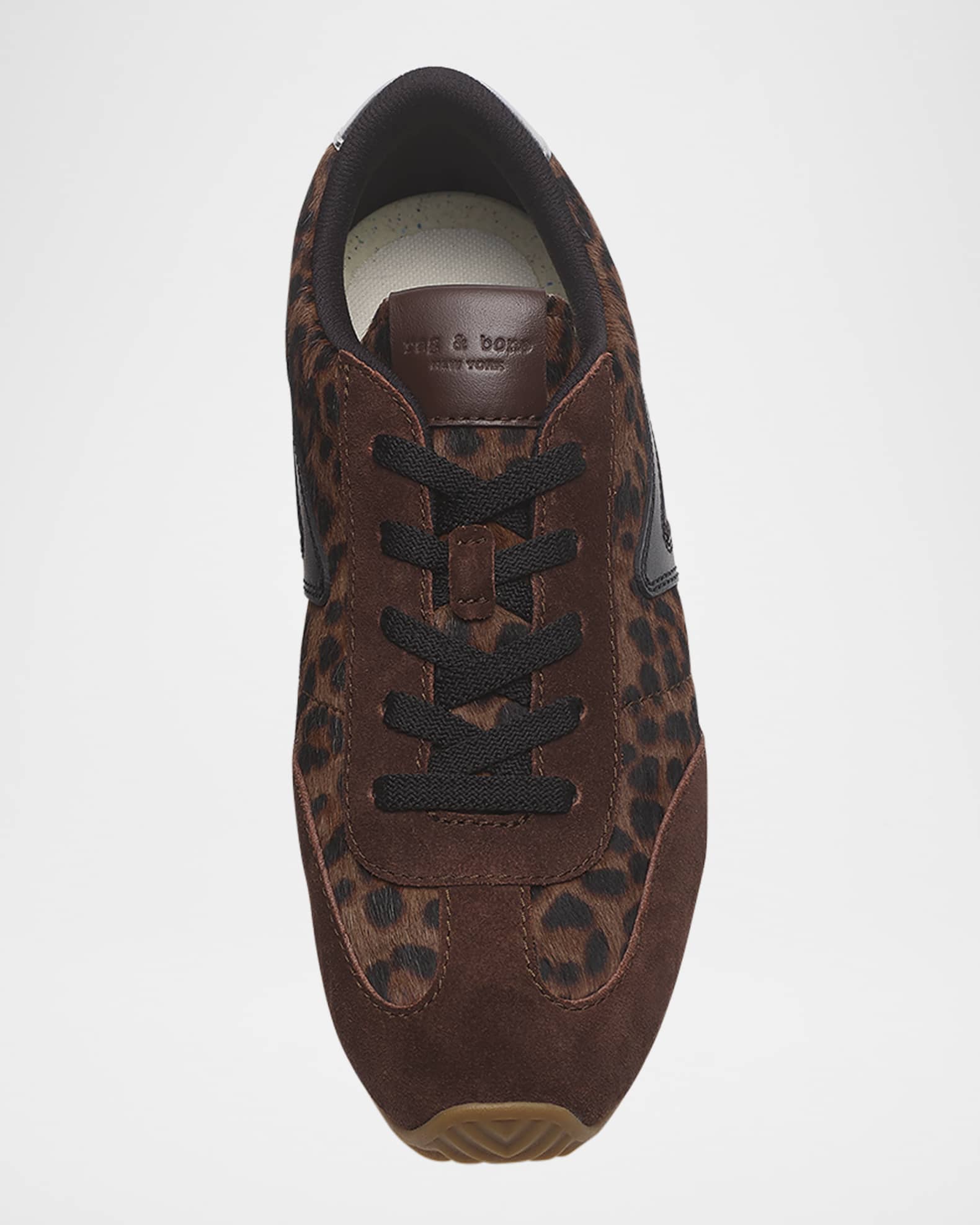 Rag & Bone Retro Runner Slim Ultra Mixed Leather Sneakers | Neiman Marcus