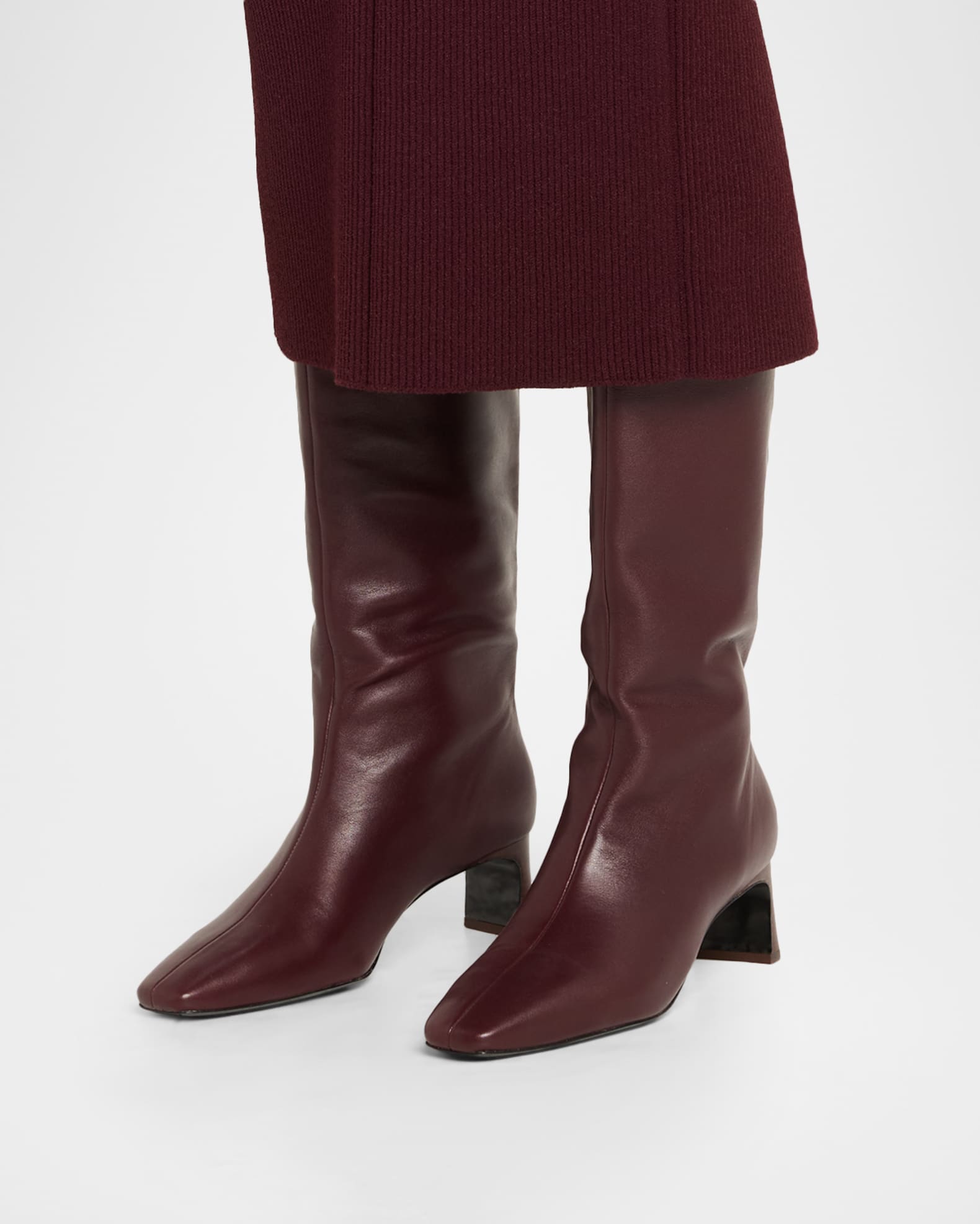 Rag & Bone Astor Leather Slouch Boots | Neiman Marcus