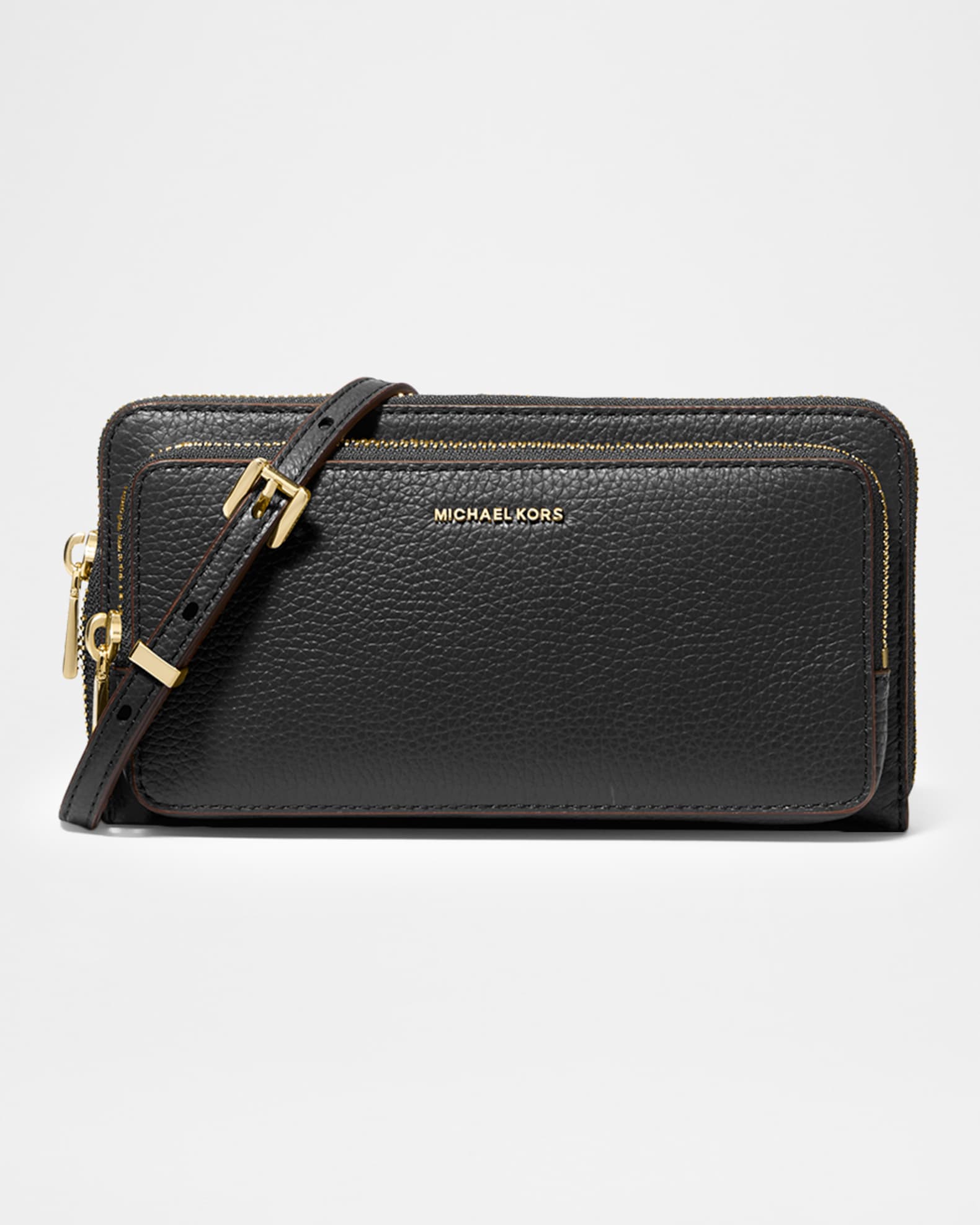 MICHAEL Michael Kors Jet Set Large Leather Continental Crossbody Bag ...