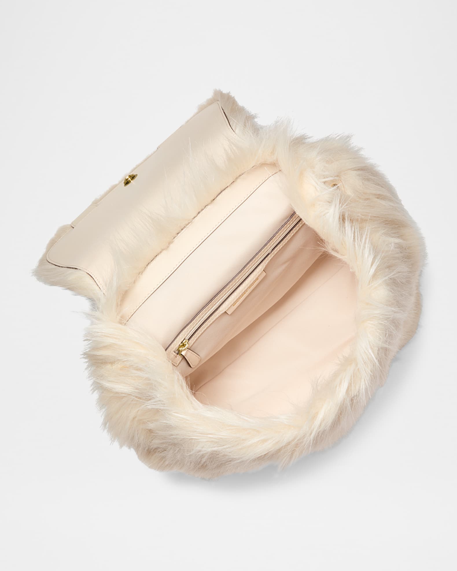 MICHAEL Michael Kors Quinn Medium Faux Fur Flap Backpack | Neiman Marcus