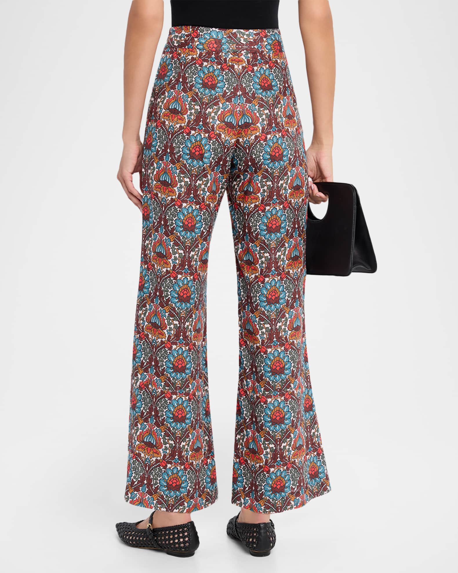 Smythe Cropped Side-Zip Pants | Neiman Marcus
