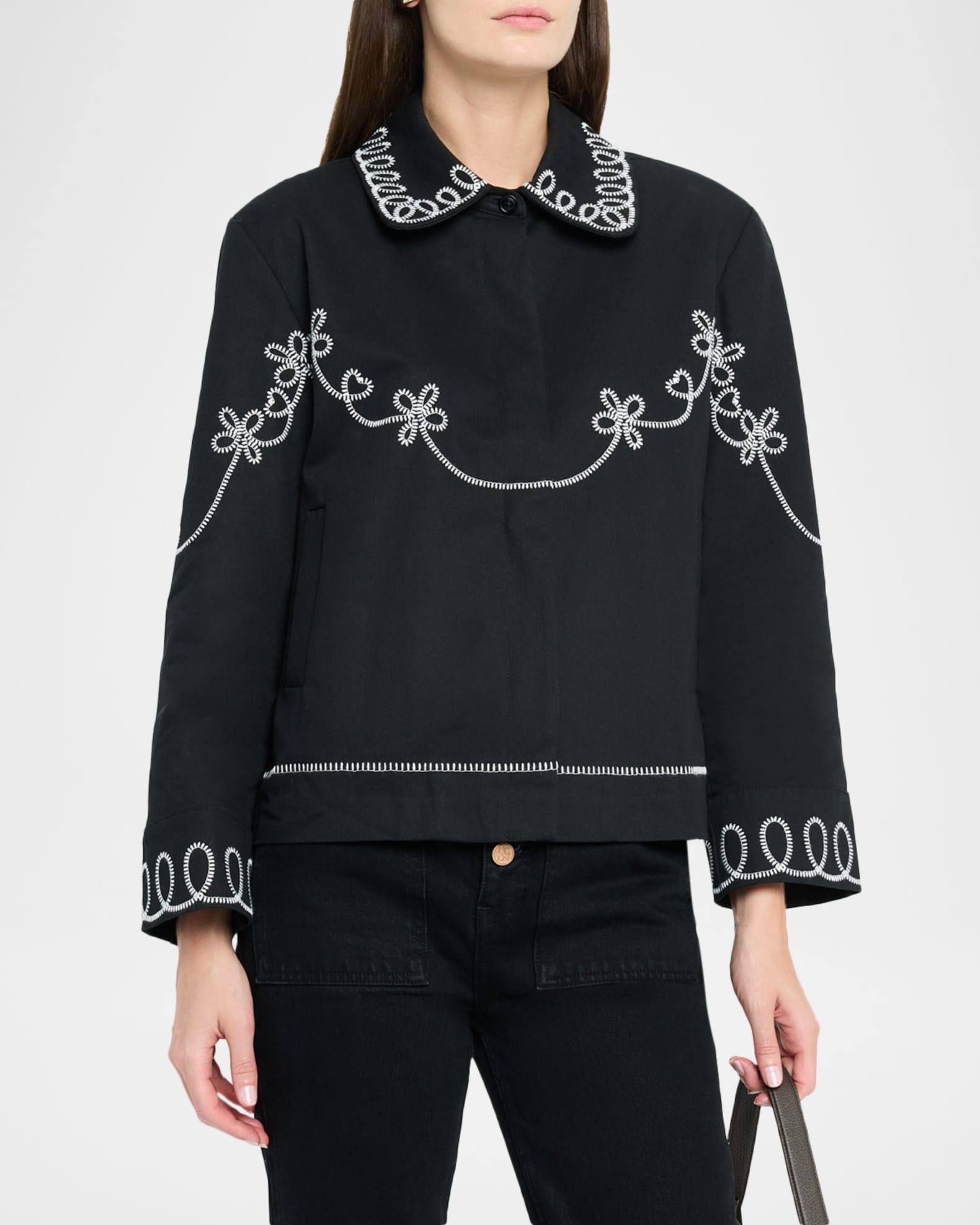 Rails Keaton Embroidered Shirt Jacket | Neiman Marcus