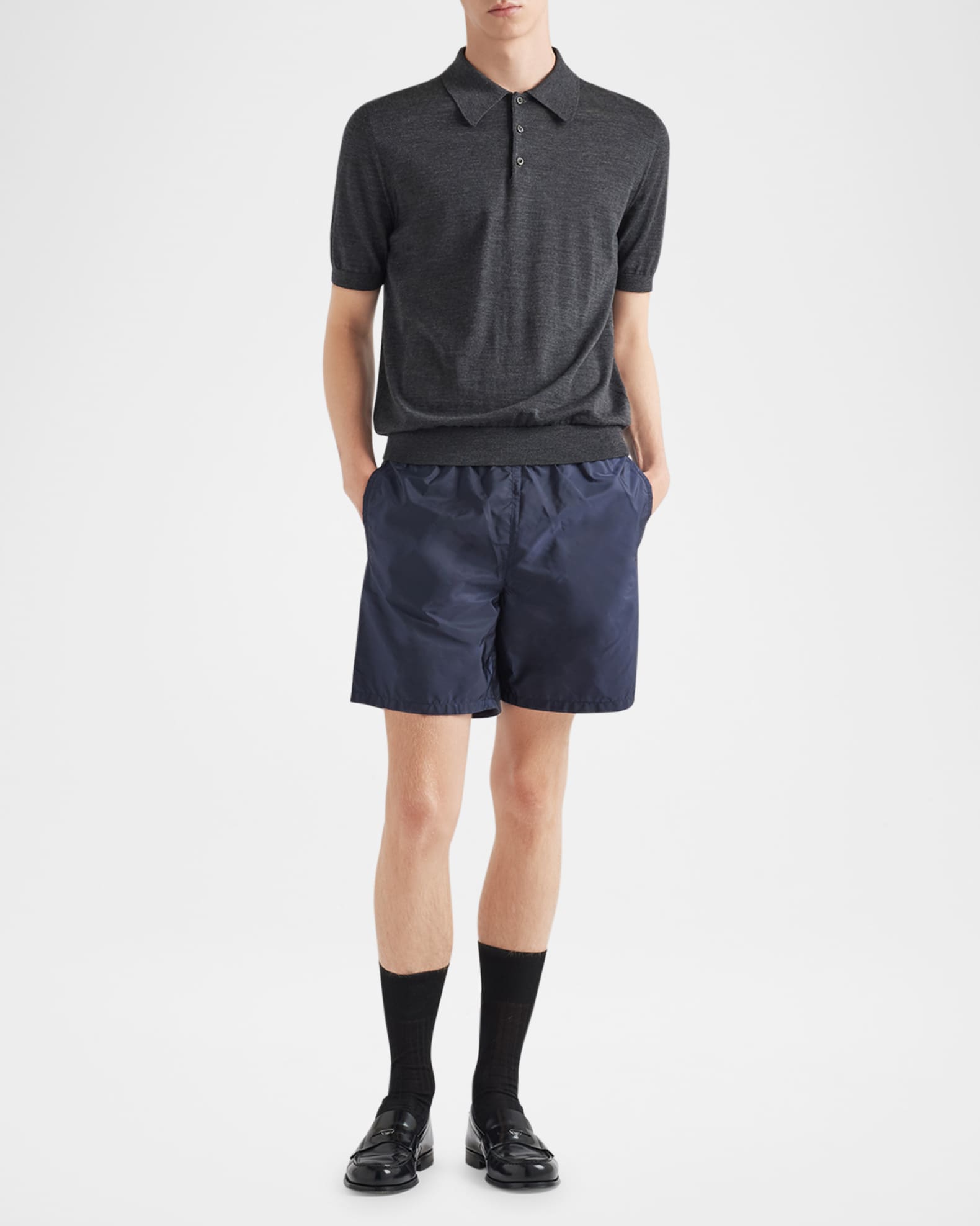 Prada Men's Re-Nylon Swim Trunks | Neiman Marcus