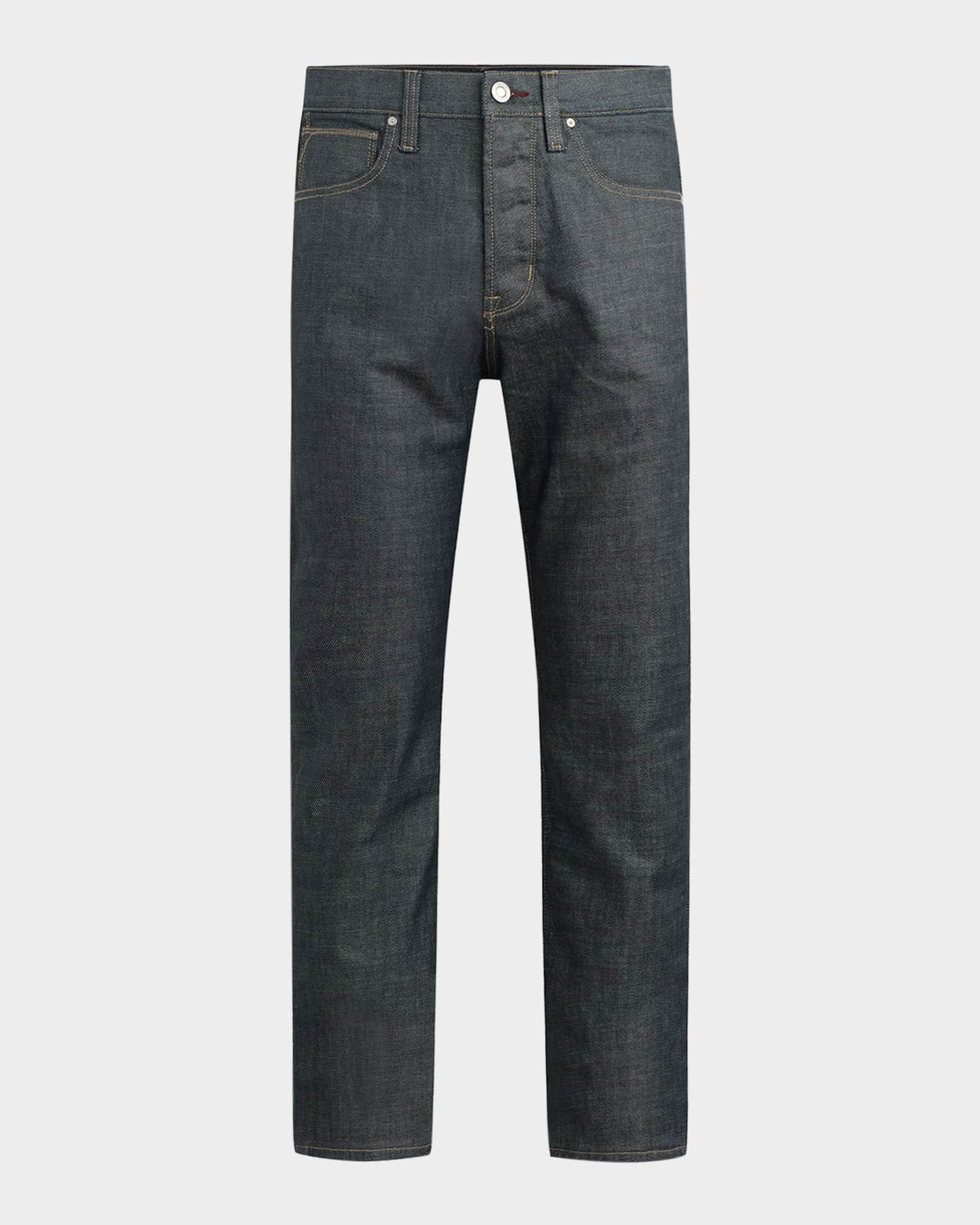 Hudson Men's Wes Classic Straight Jeans in Gray | Neiman Marcus