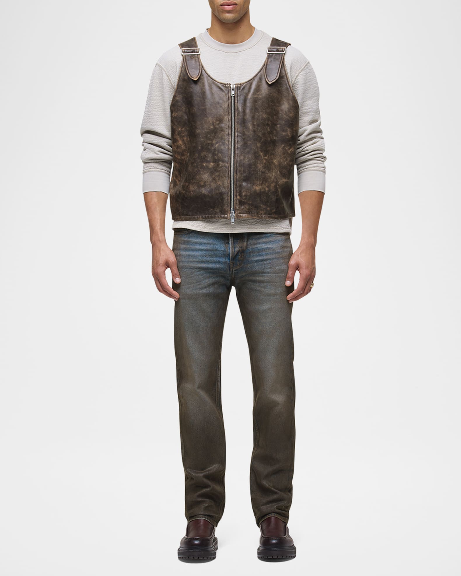 Hudson Men's Wes Classic Straight Jeans | Neiman Marcus