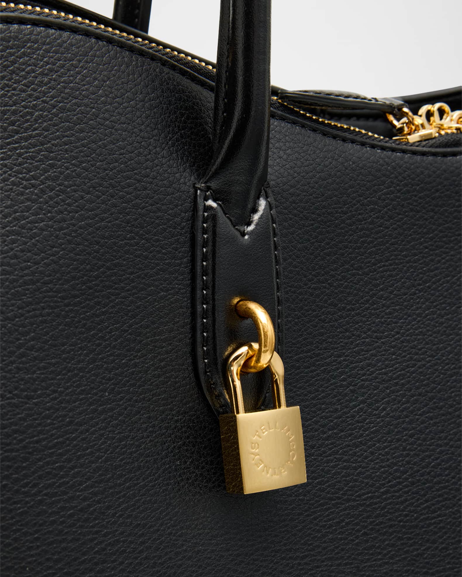 Stella McCartney Stella Ryder Open Shoulder Bag in Grainy Embossed Eco ...