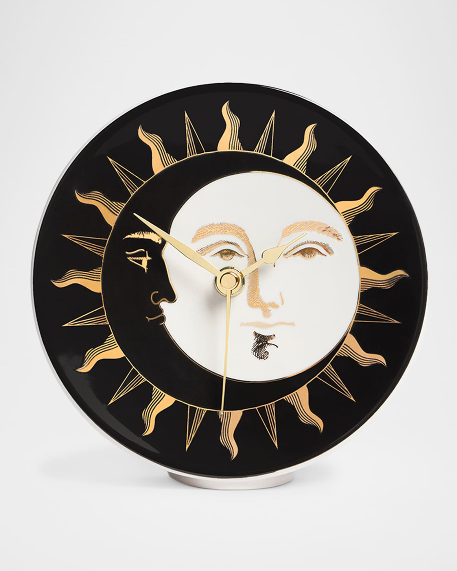 Fornasetti Giorno e Notte Table Clock | Neiman Marcus