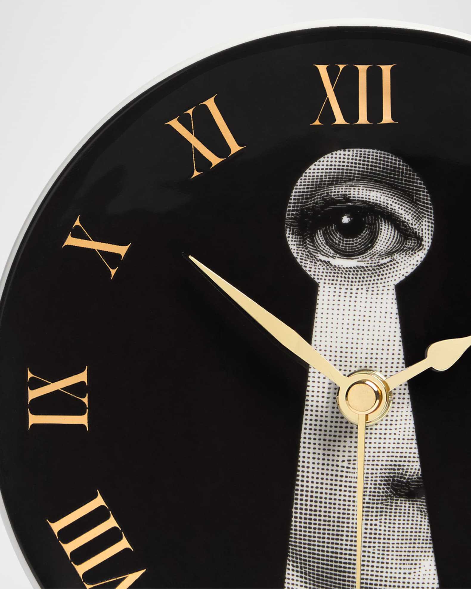 Fornasetti Serratura Table Clock | Neiman Marcus