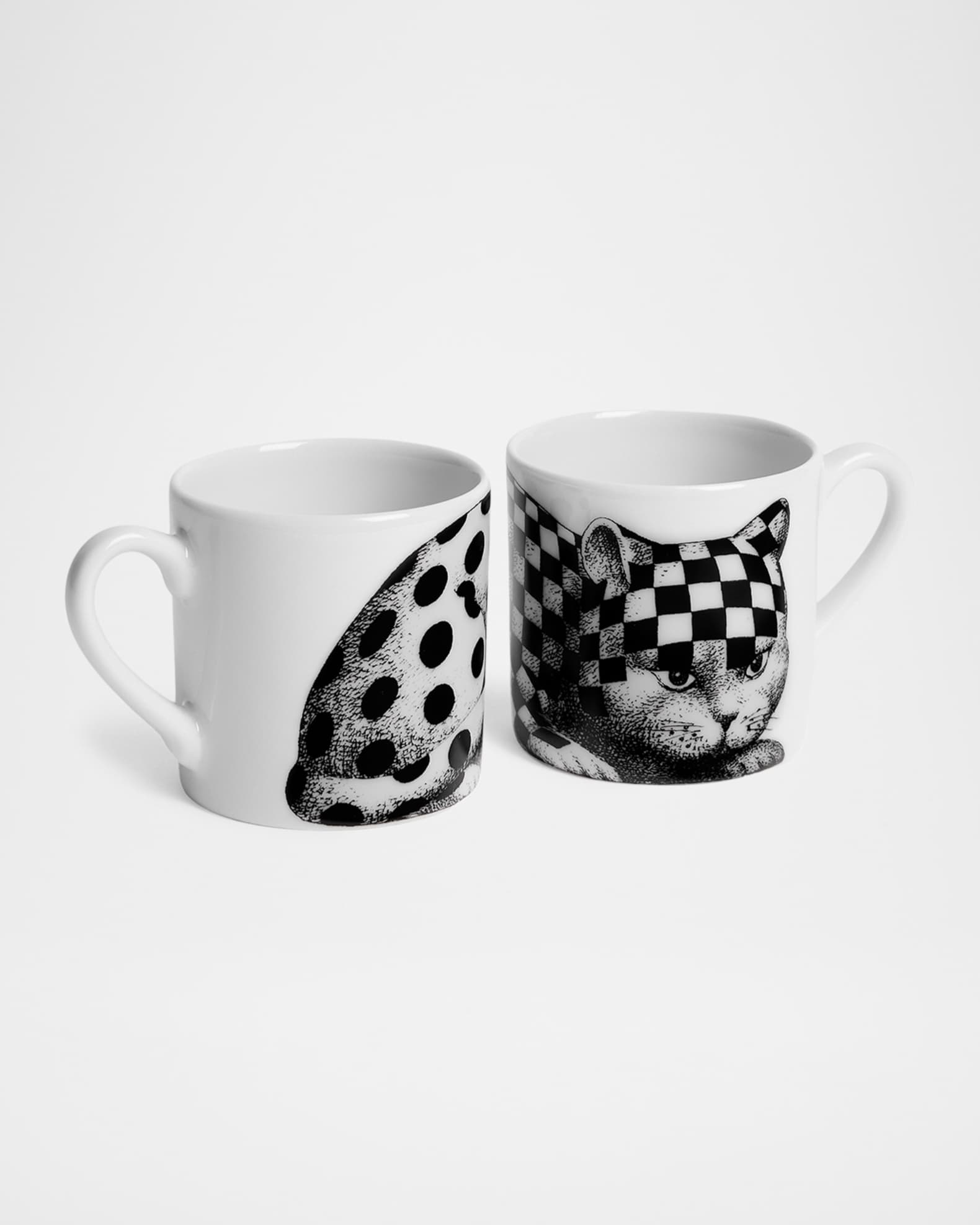 Fornasetti High Fidelity Starry Coffee Mug, Set of 2 | Neiman Marcus