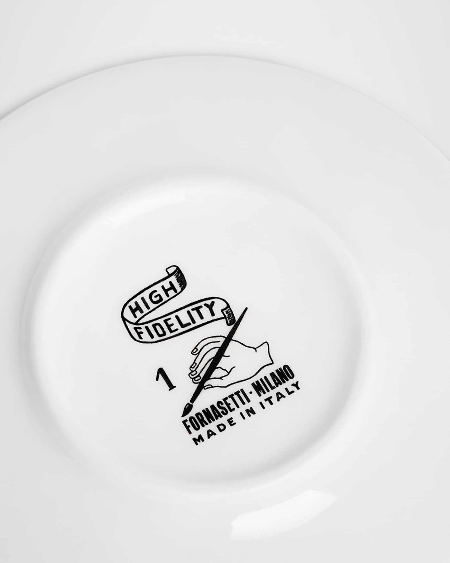 Fornasetti High Fidelity Coffee Cups, Set of 6 | Neiman Marcus