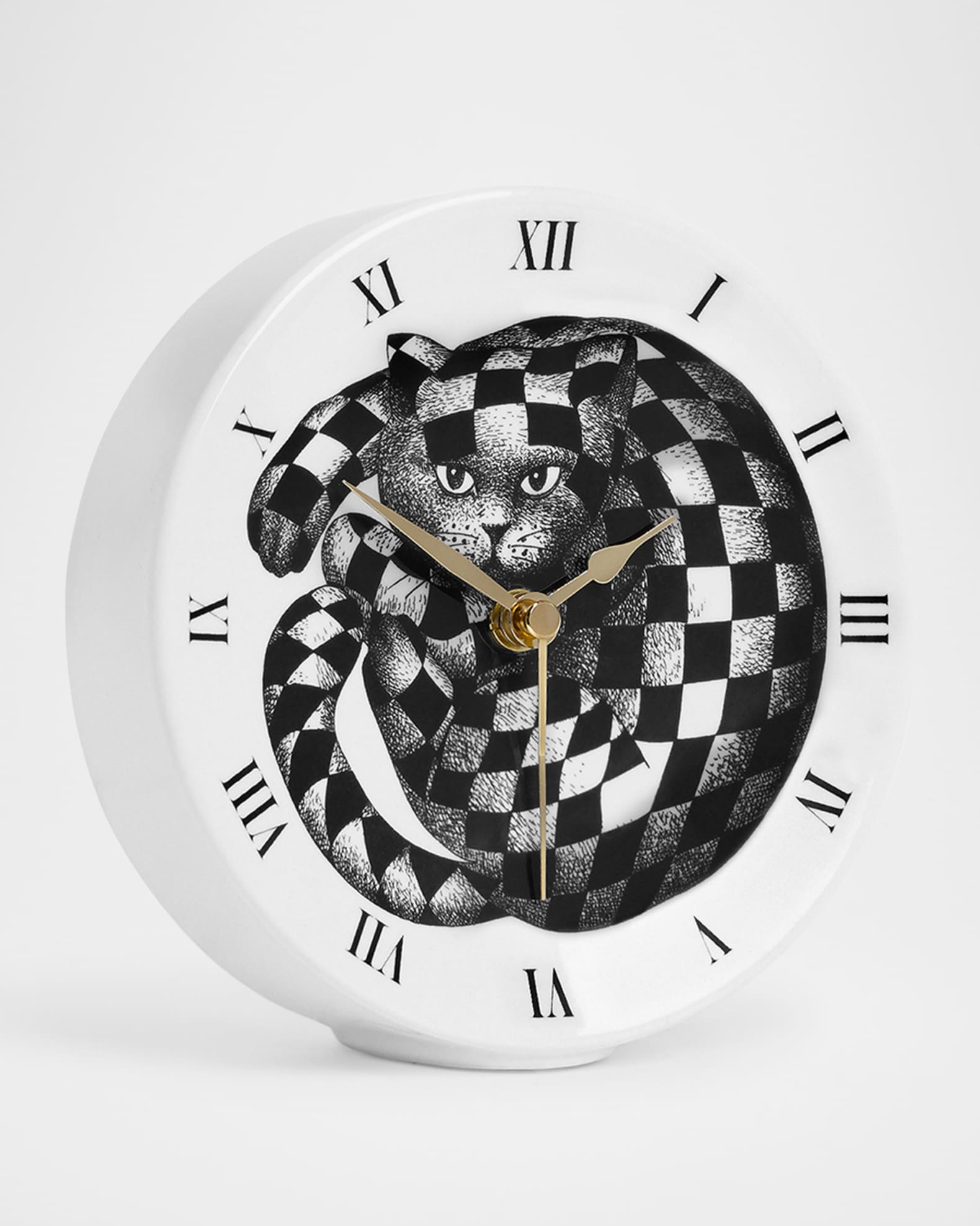 Fornasetti High Fidelity Table Clock | Neiman Marcus