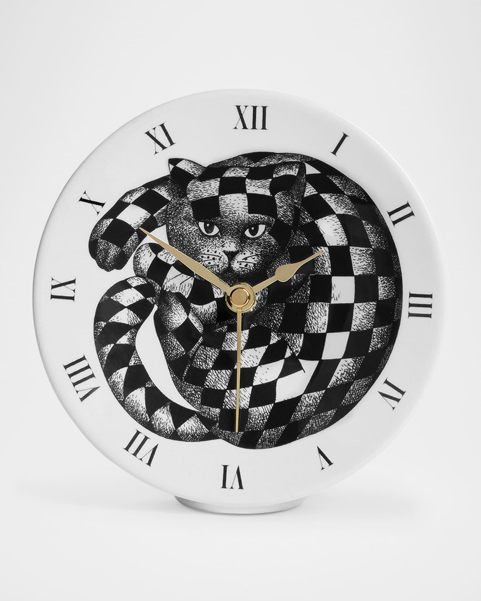 Fornasetti High Fidelity Table Clock | Neiman Marcus