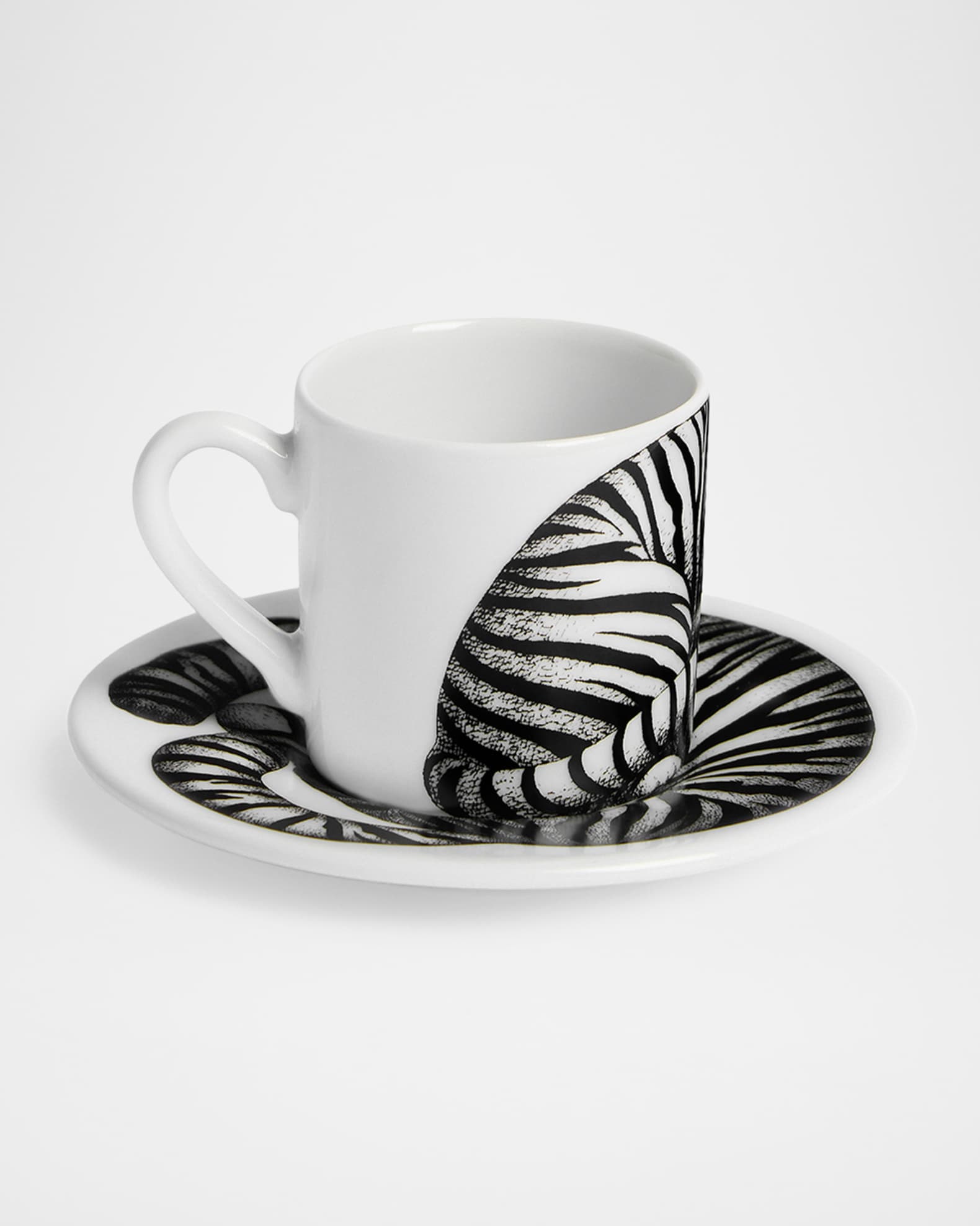 Fornasetti High Fidelity Tiger Print Coffee Mug | Neiman Marcus