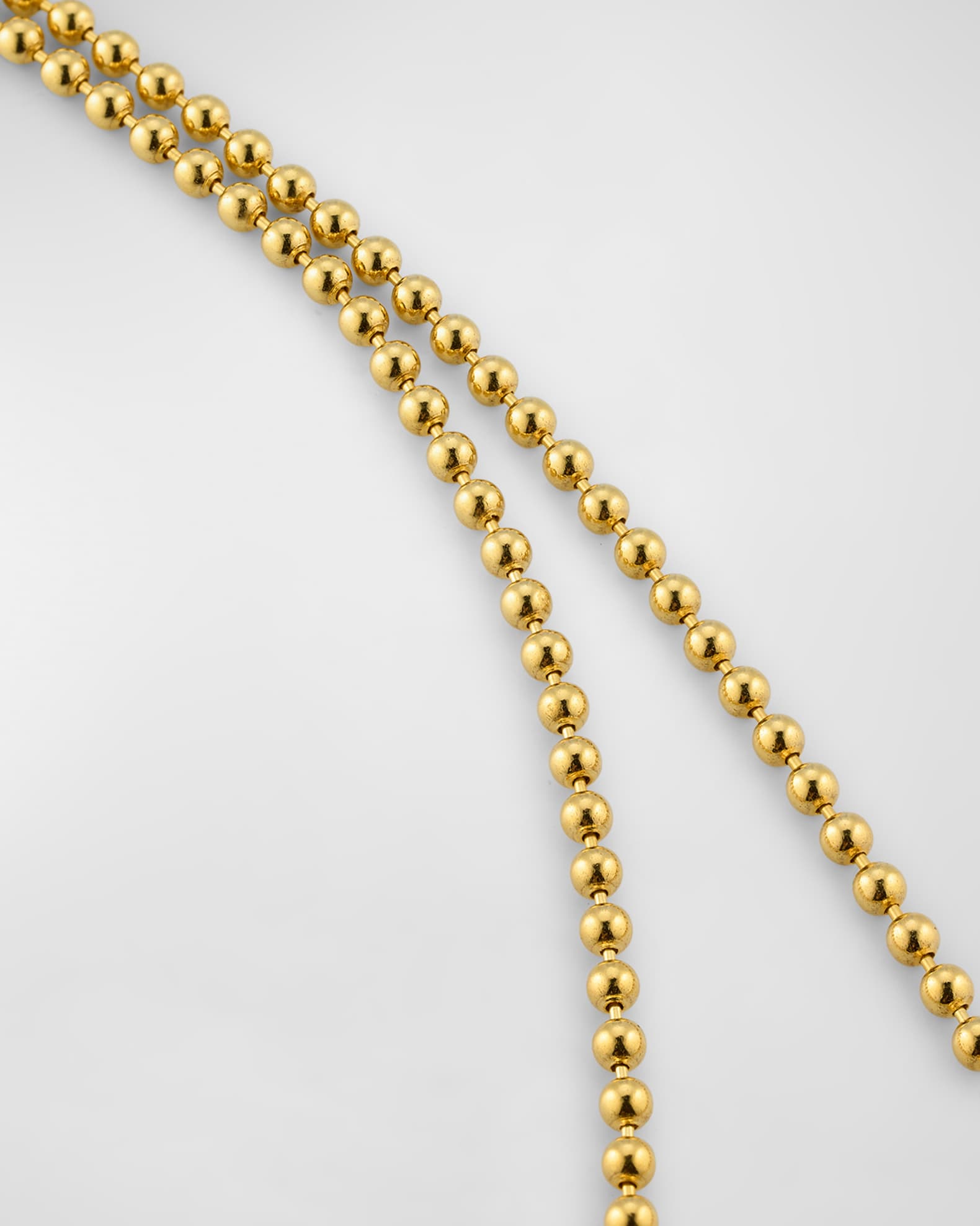 Sorellina 18K Yellow Gold 2mm Ball Chain, 18"L | Neiman Marcus
