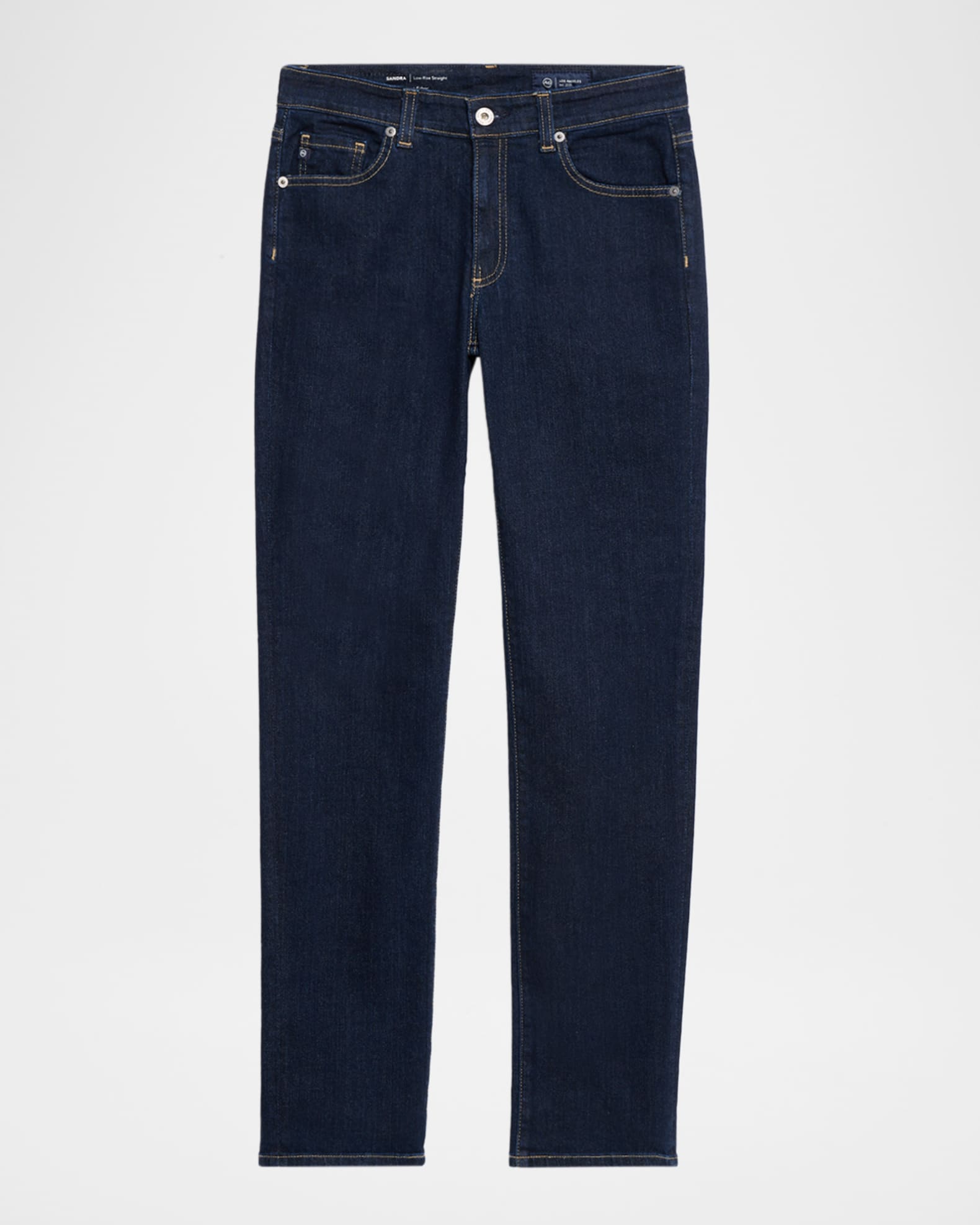 AG Jeans Sandra Low-Rise Slim Straight Jeans | Neiman Marcus