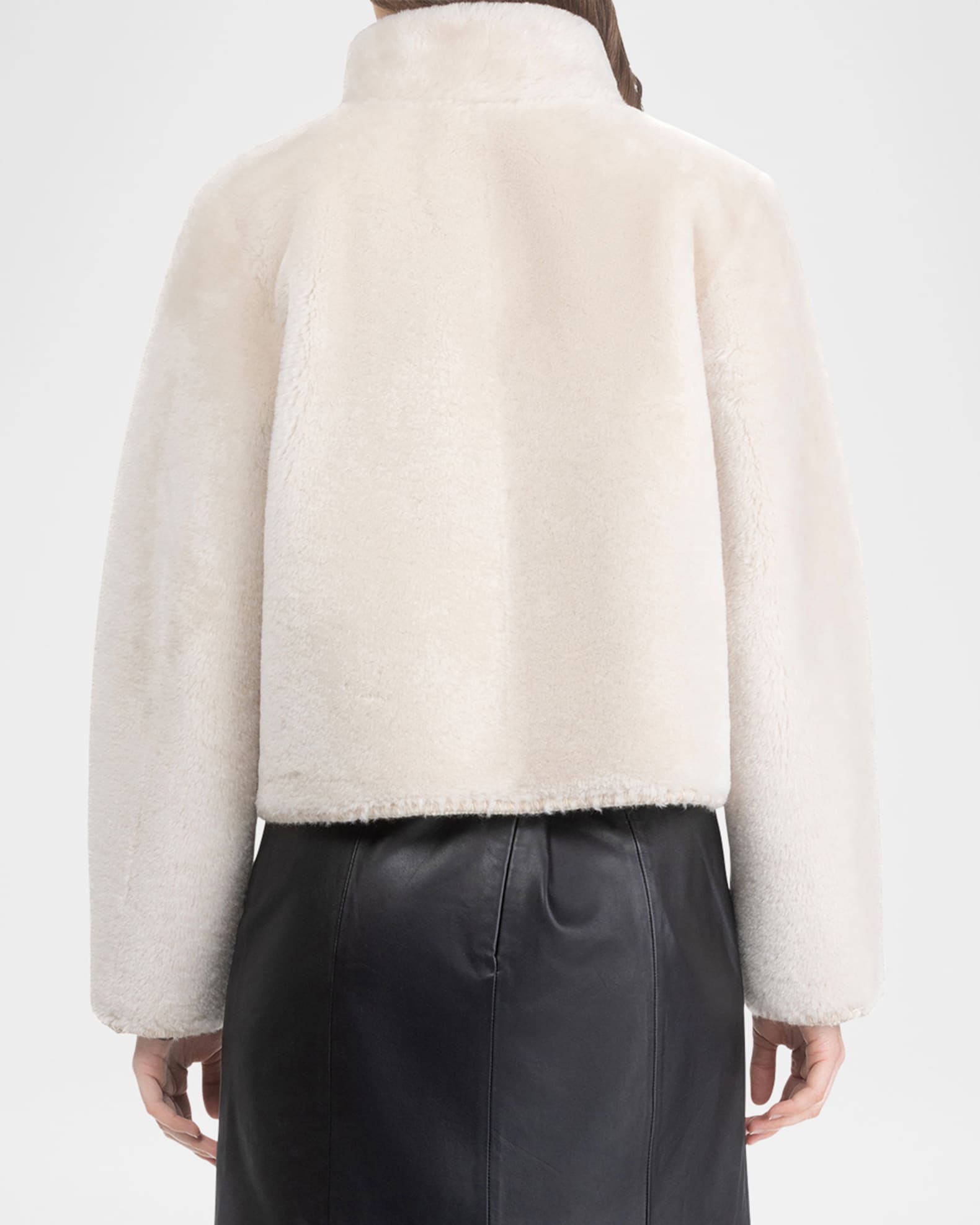 Gorski Reversible Merino Shearling Lamb Jacket With Embroidered Edges ...