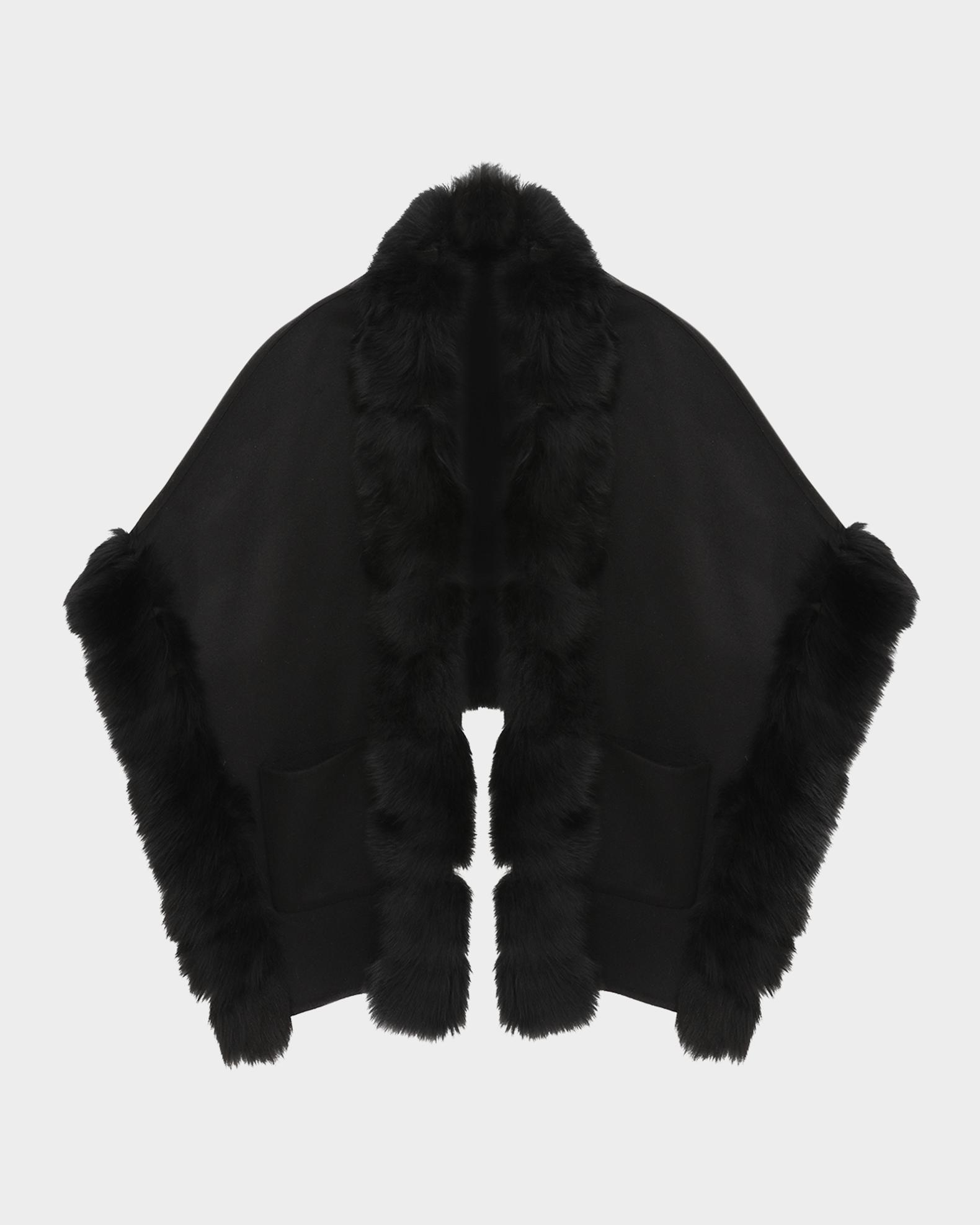 Gorski Reversible Loro Piana Cashmere-Wool Shawl with Merinillo Lamb ...