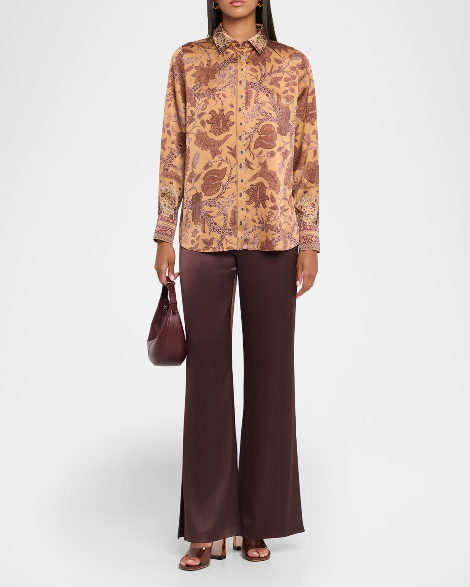 Kobi Halperin Hallow Floral Button-Down Shirt | Neiman Marcus