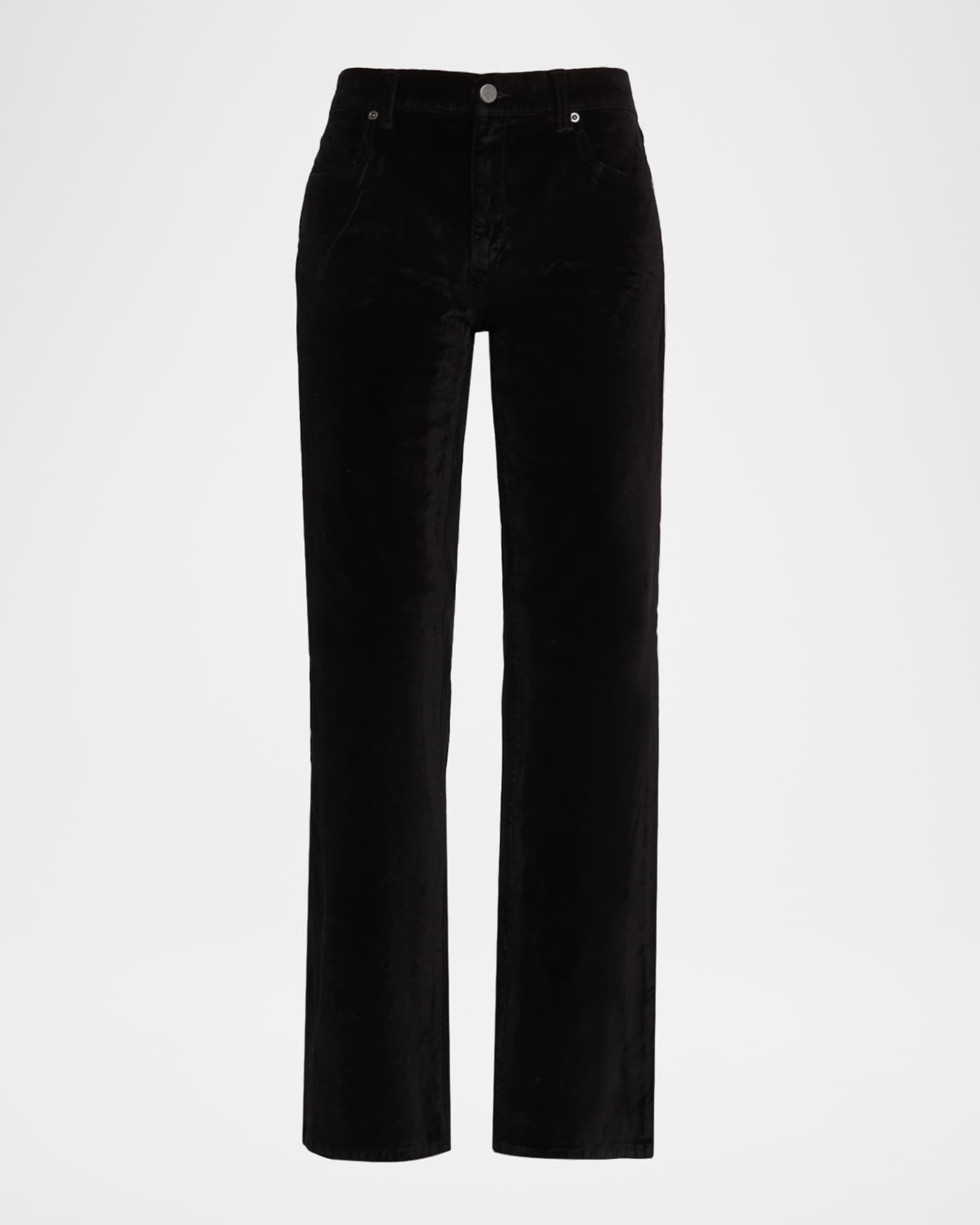 Kobi Halperin Ruby Straight-Leg Stretch Cotton Pants | Neiman Marcus
