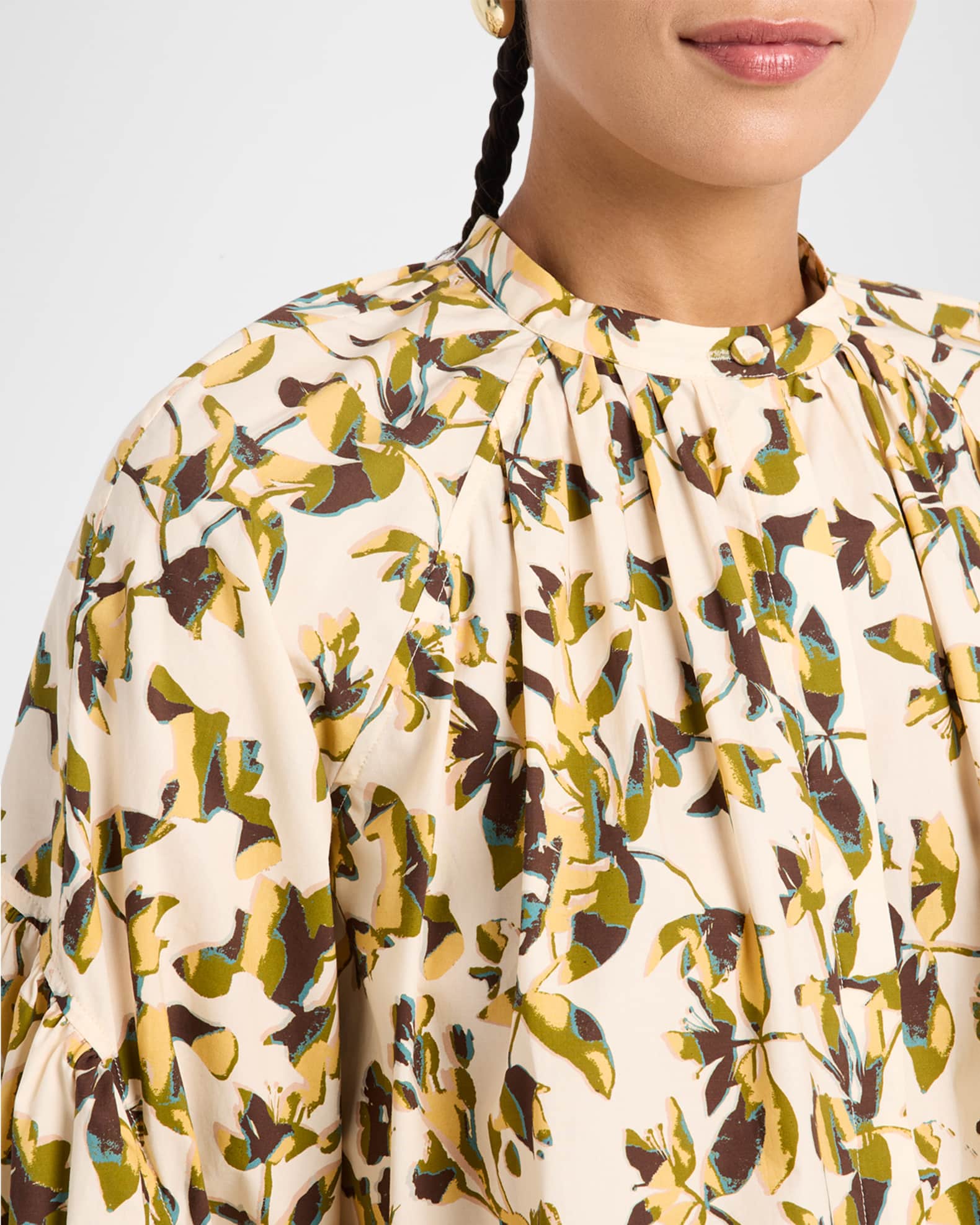 Ulla Johnson Rowena Long-Sleeve Blouse | Neiman Marcus