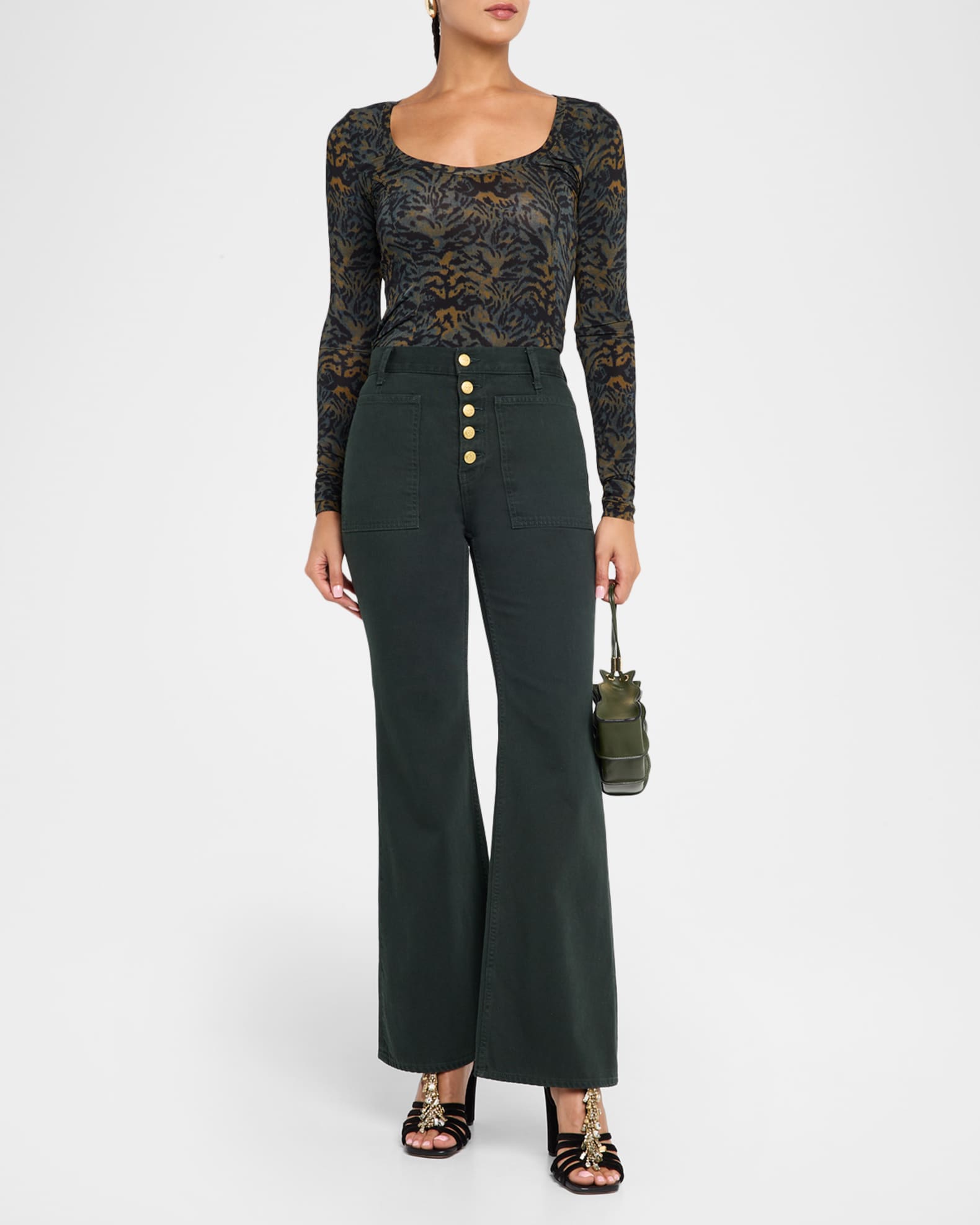 Ulla Johnson The Lou High-Rise Jeans | Neiman Marcus