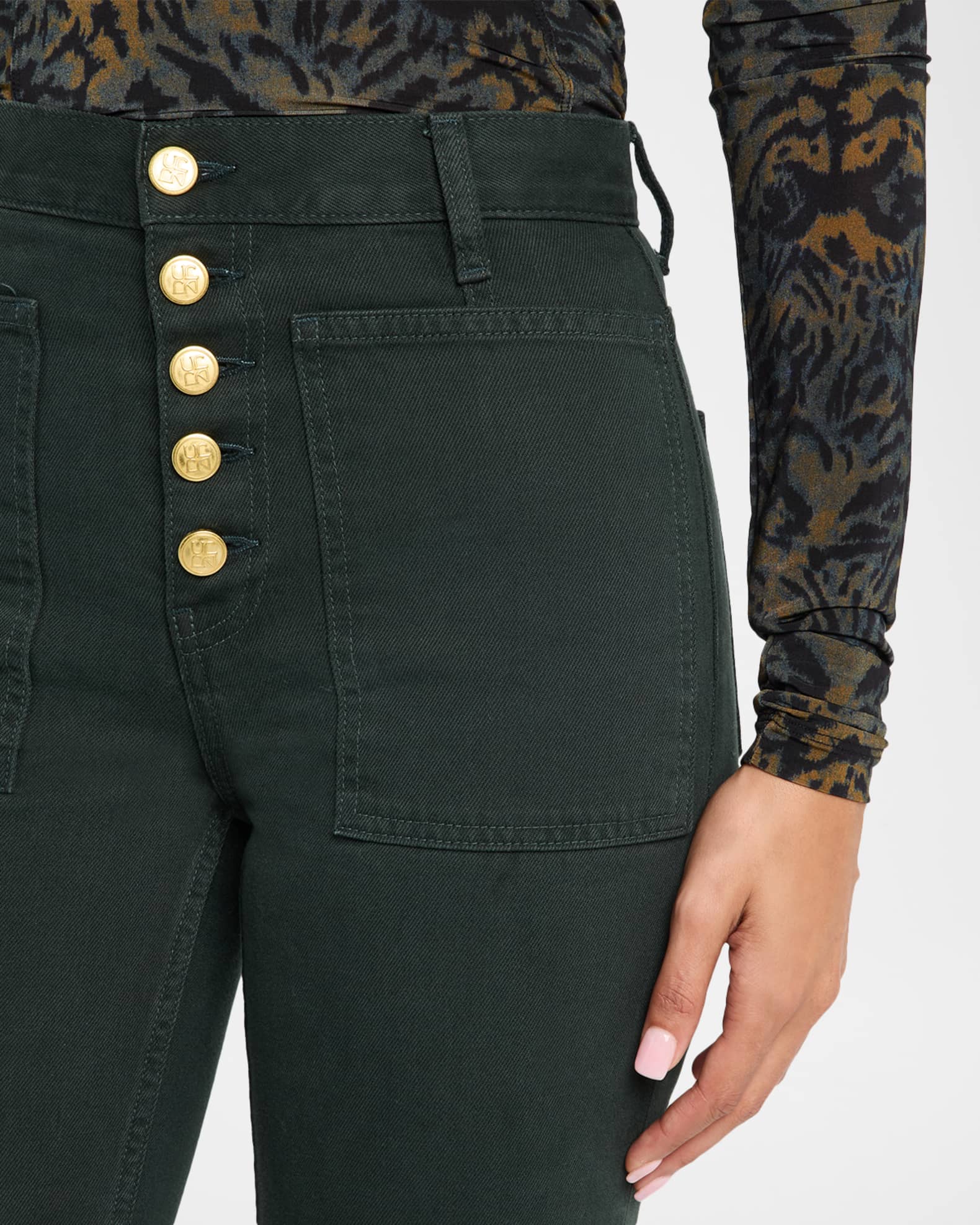 Ulla Johnson The Lou High-Rise Jeans | Neiman Marcus
