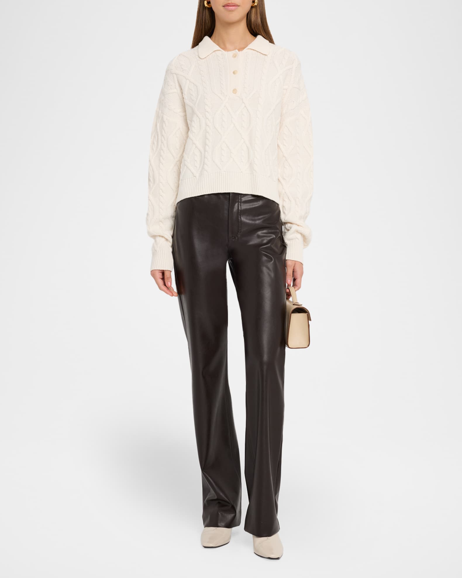 Naadam Ultra Luxe Cable-Knit Sweater | Neiman Marcus
