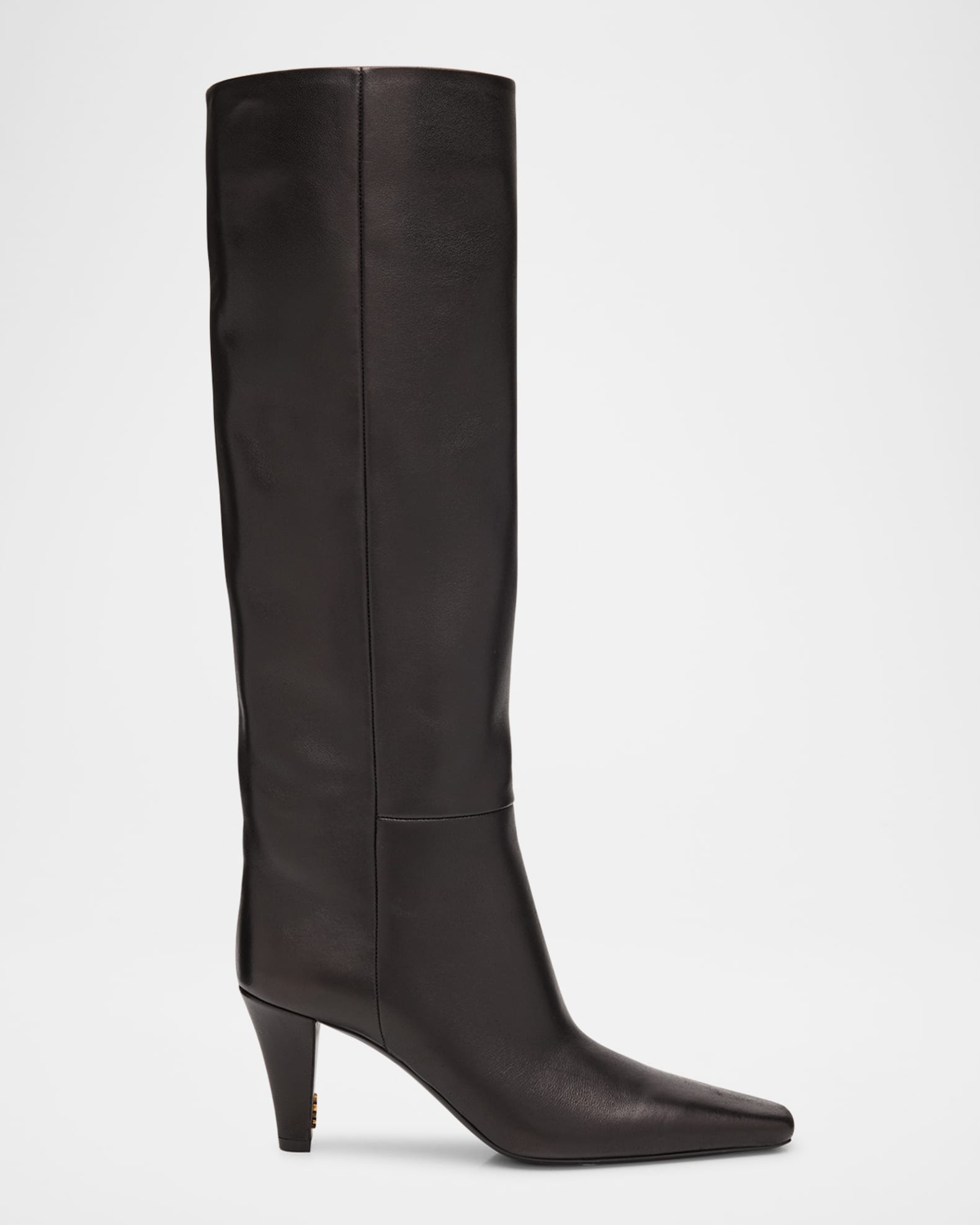 Saint Laurent Jill Smooth Leather Knee-High Boots | Neiman Marcus