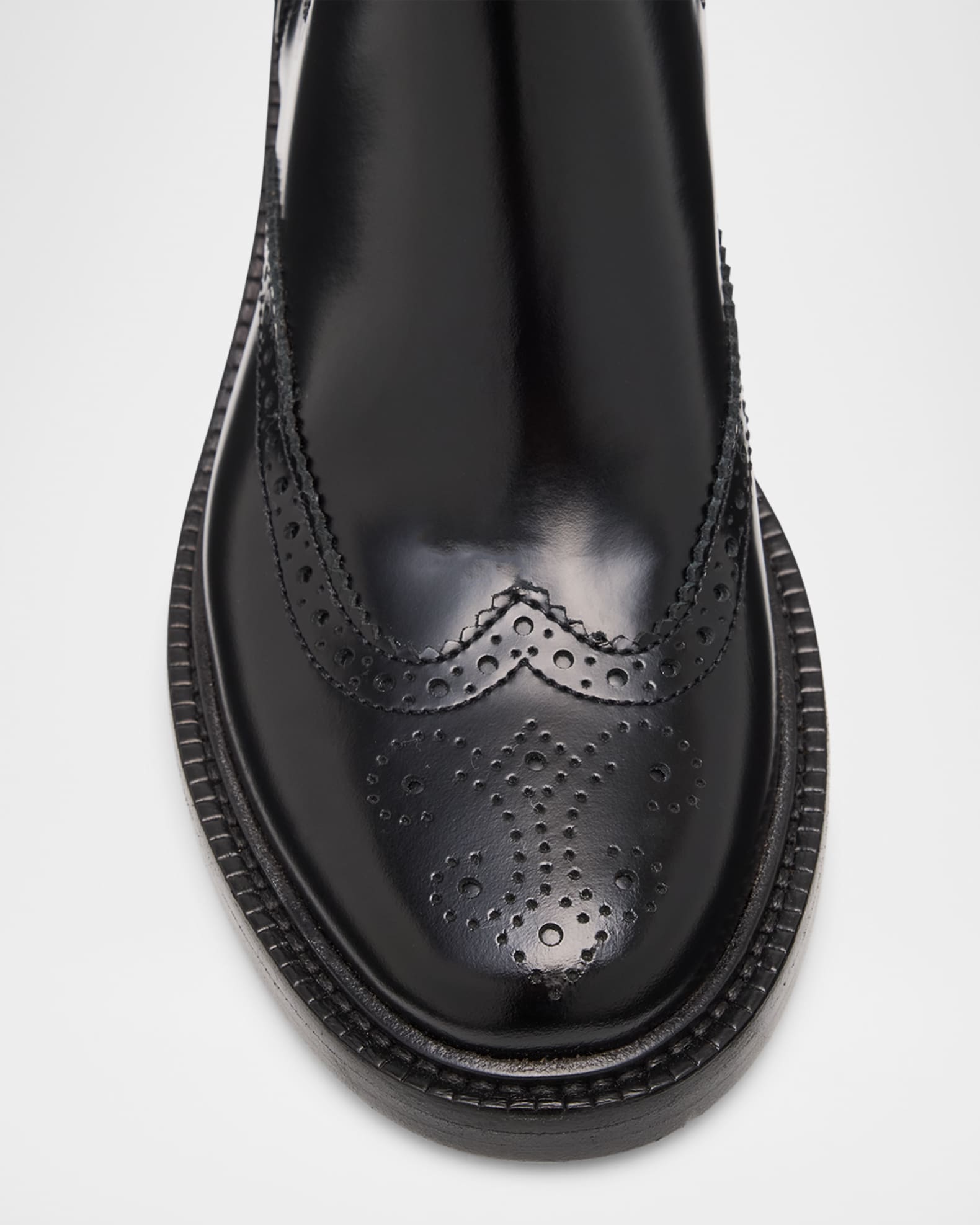 Saint Laurent Vincent Leather Chelsea Boots | Neiman Marcus