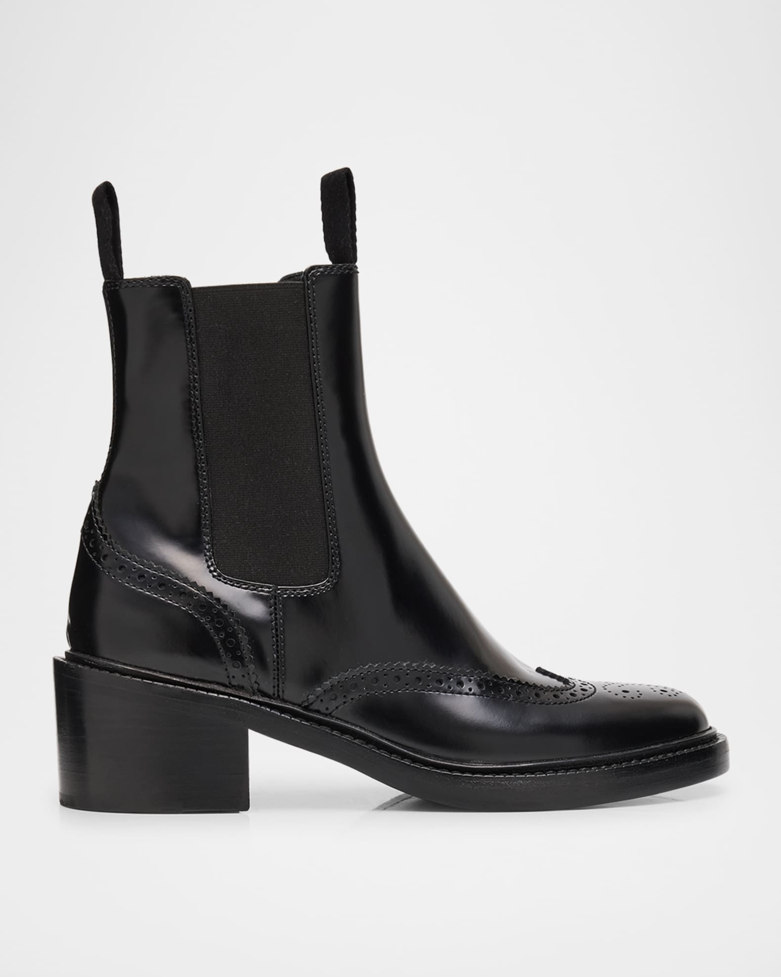 Saint Laurent Vincent Leather Chelsea Boots | Neiman Marcus