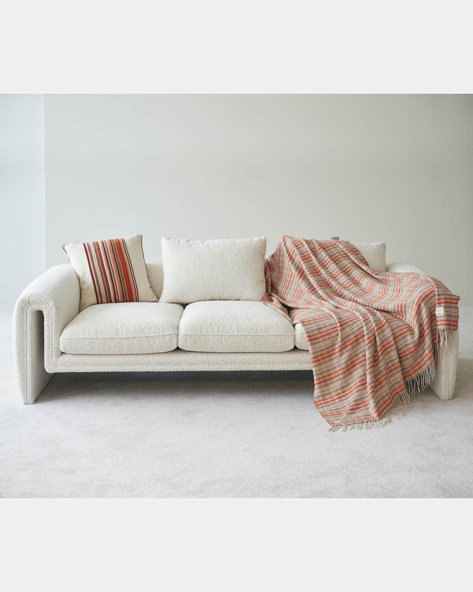 Sand River Tibetan Cashmere Tasseled Throw | Neiman Marcus